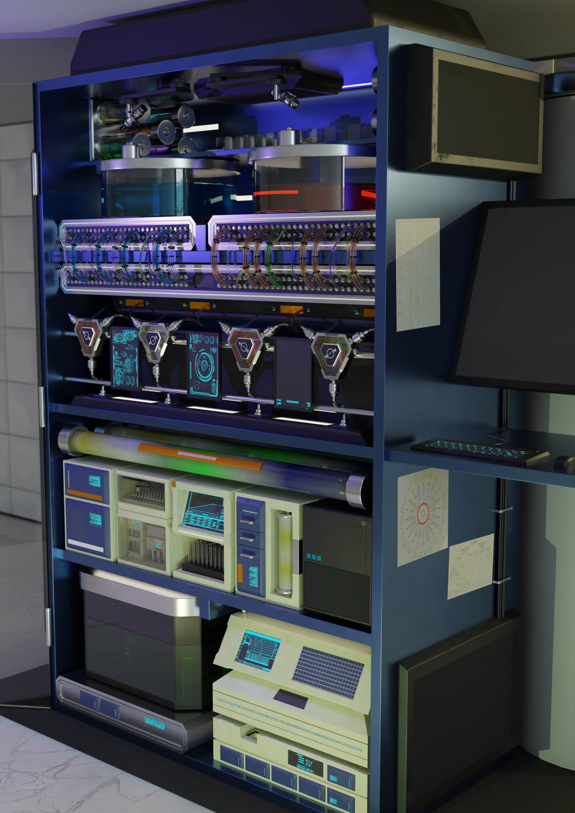 ArtStation - Flow Chemistry Cabinet
