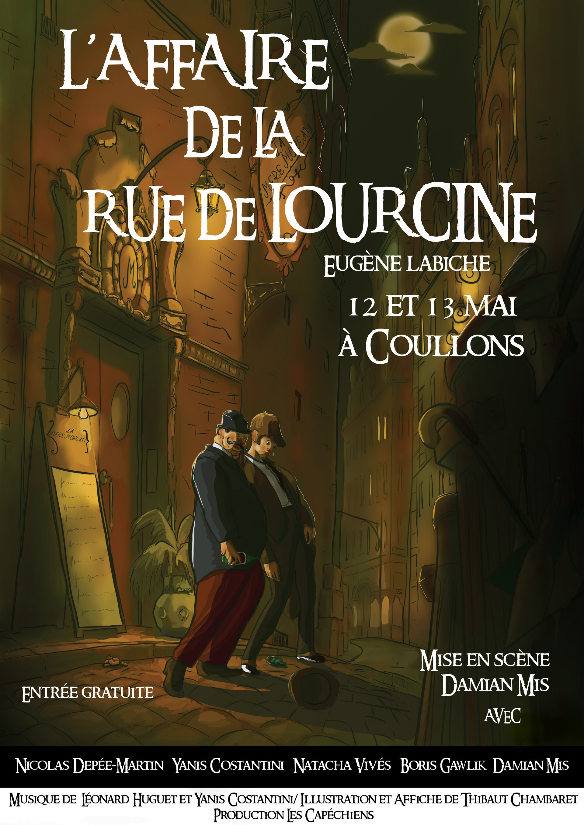 ArtStation - Affiche "L'affaire de la rue de Lourcine"