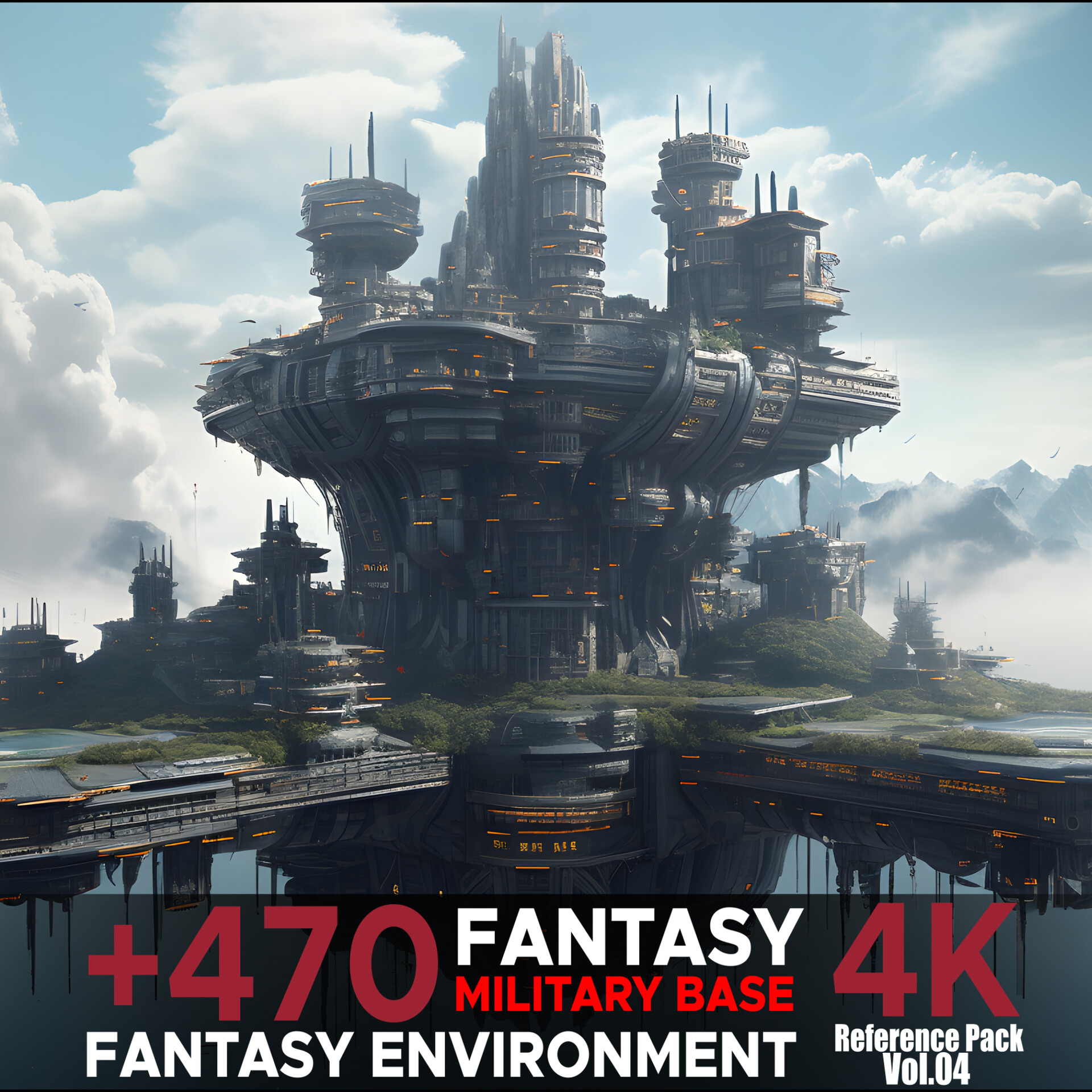 ArtStation - +470 Fantasy Military Base (Fantasy Environment)) Vol.04
