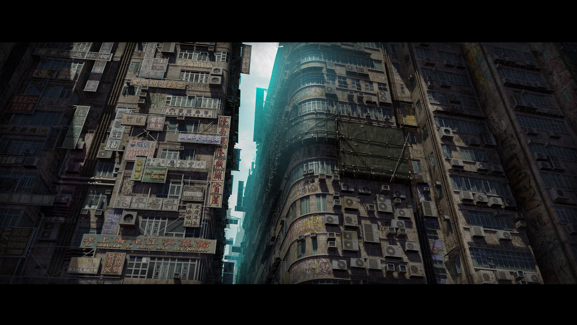 Vincent Ying - 2096 Kowloon Walled City - Divide