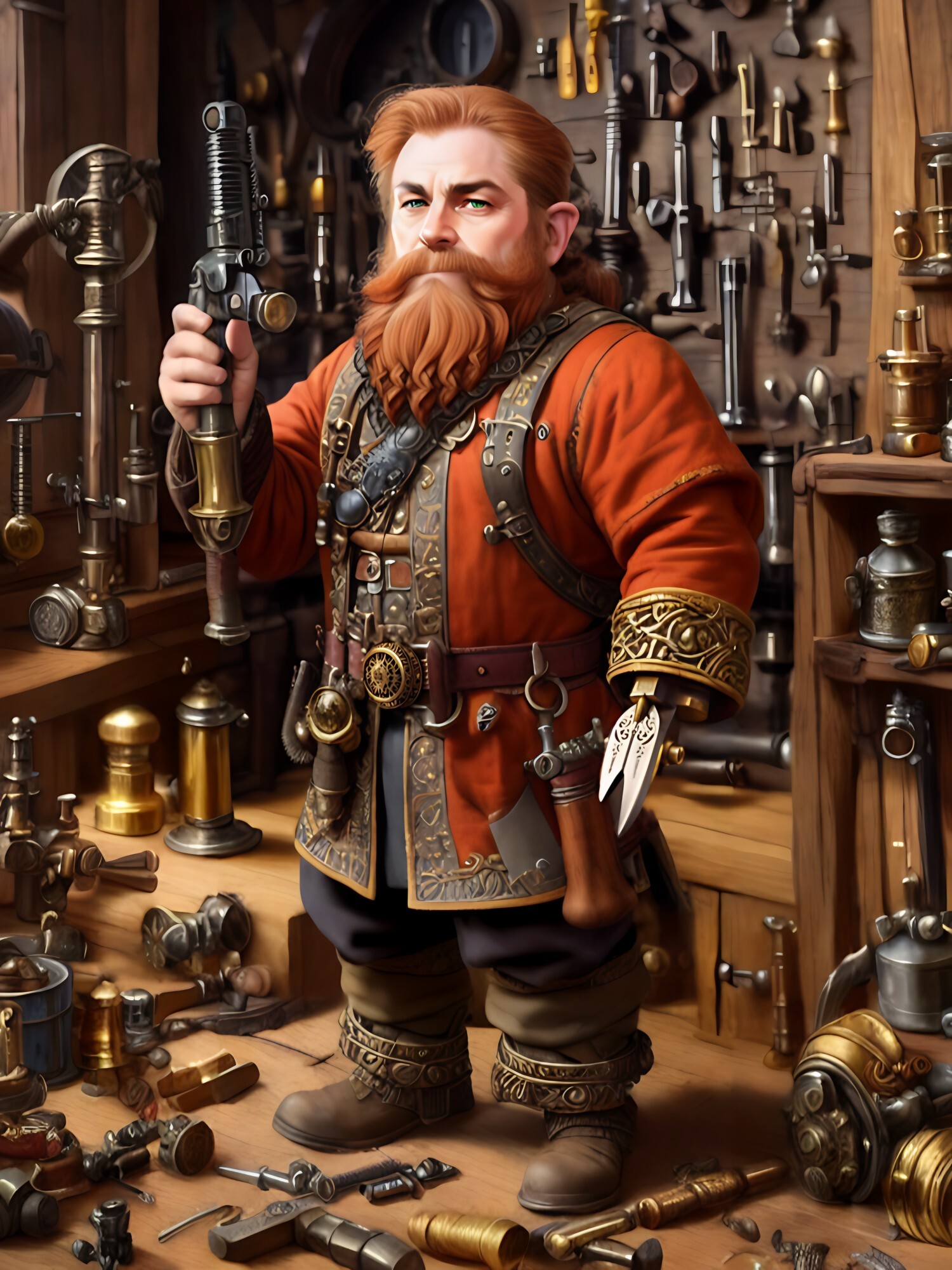 ArtStation - Dwarf Inventor