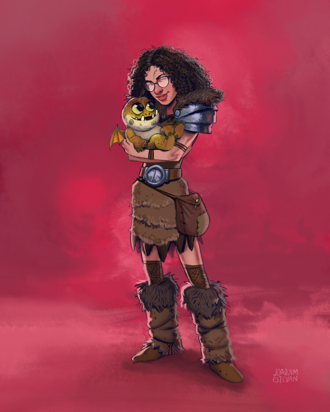 ArtStation - Isabela and her Baby Gronckle