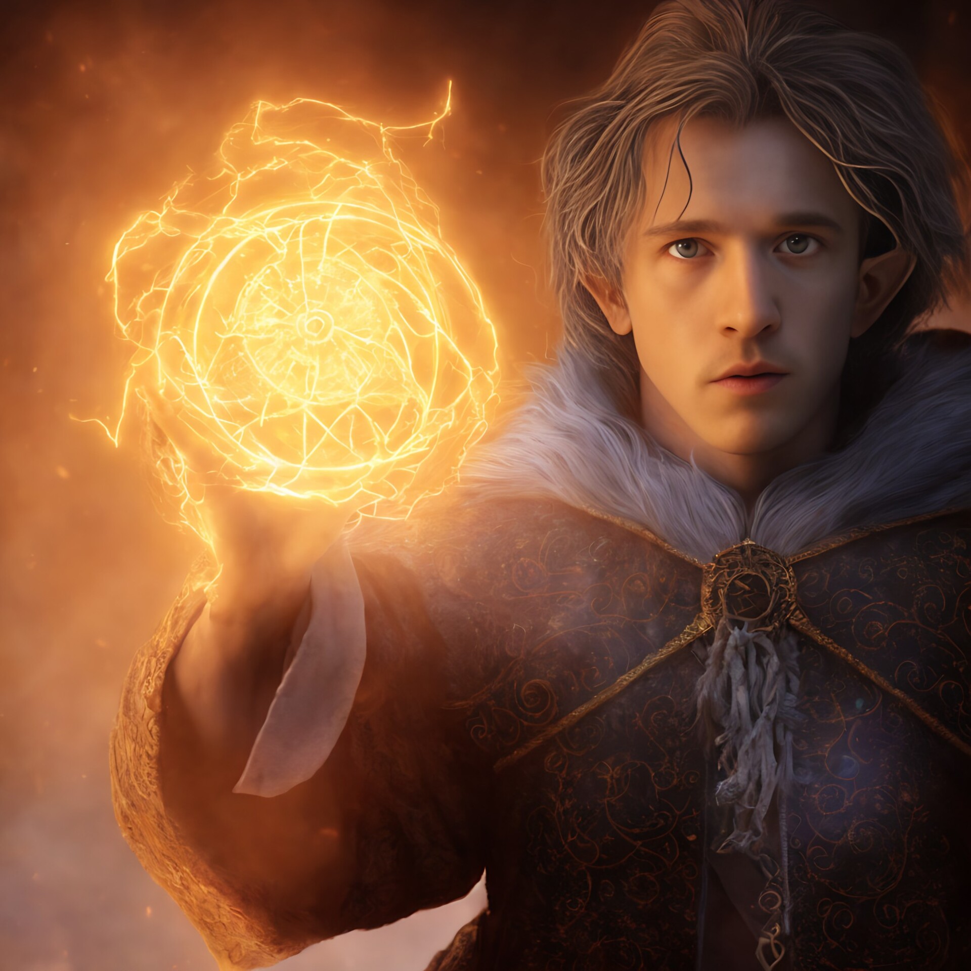 Fantasy Young Wizard Art