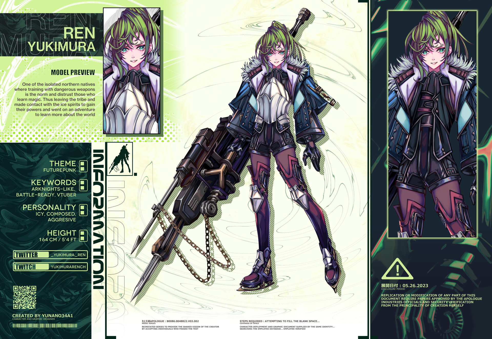 ArtStation - Meet the Northern Hunter, Dull Twilight + Weapon Design