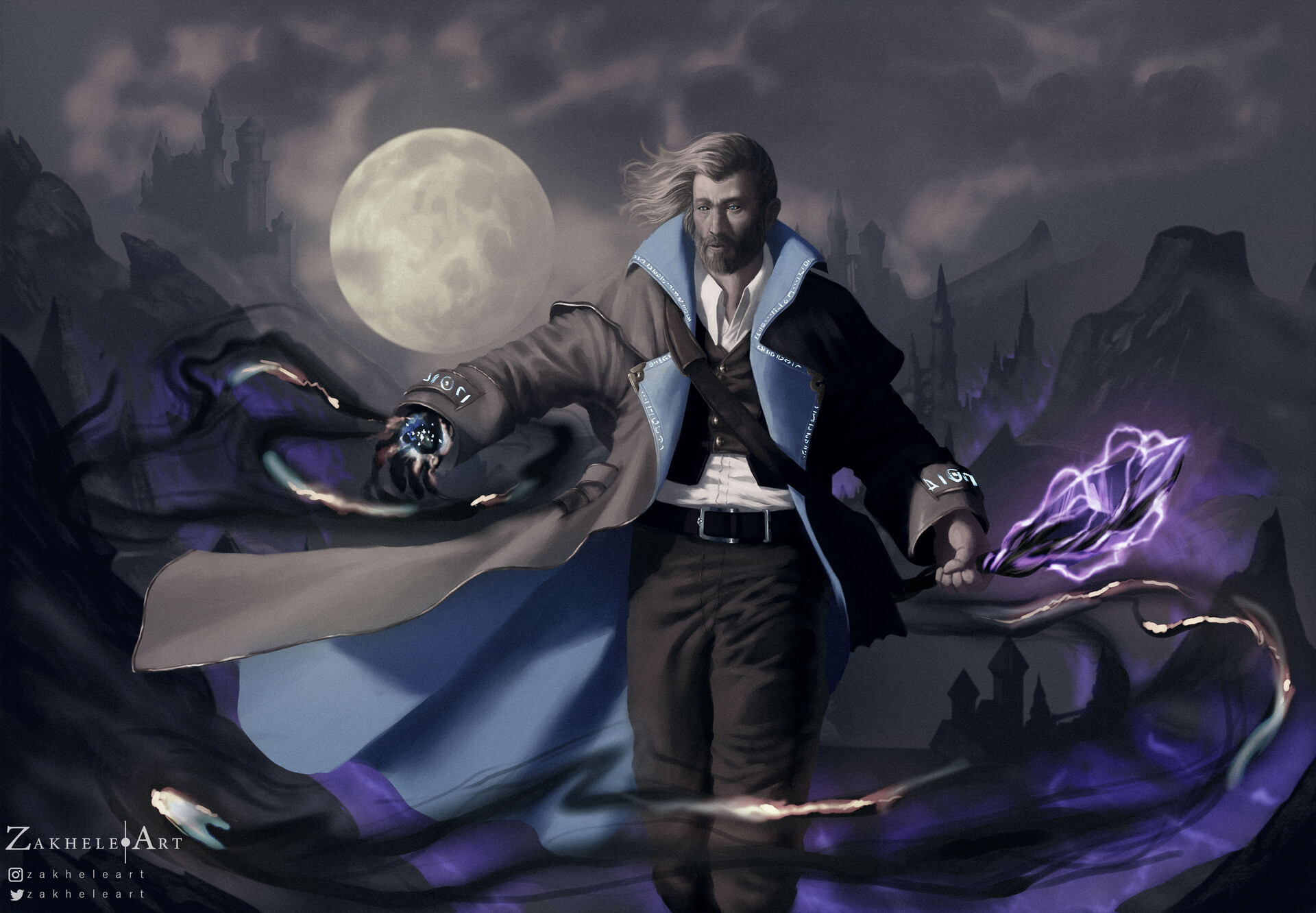 Zakhele Art - Alexander Baxter Crowley | D&D Commission