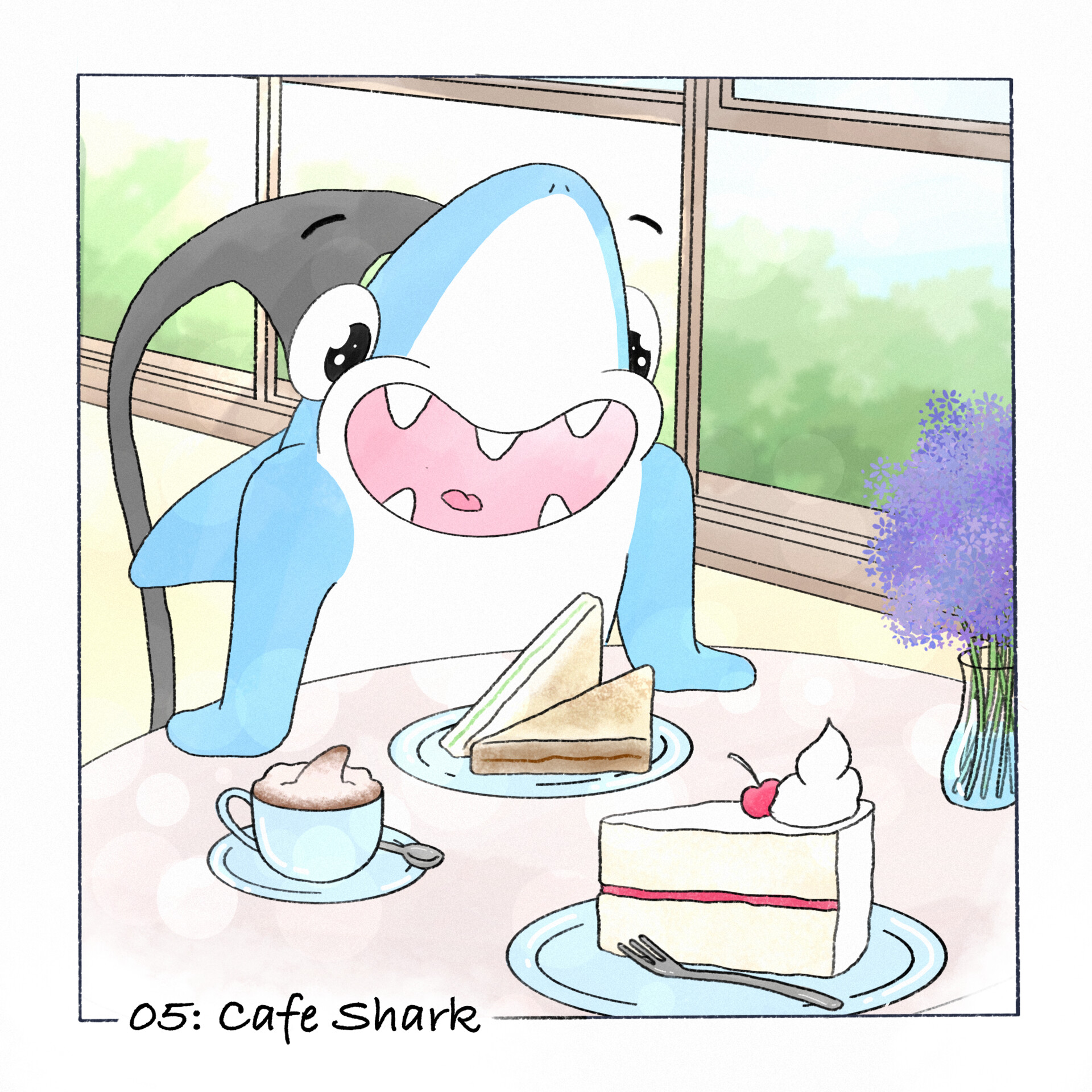 ArtStation - Cafe Shark