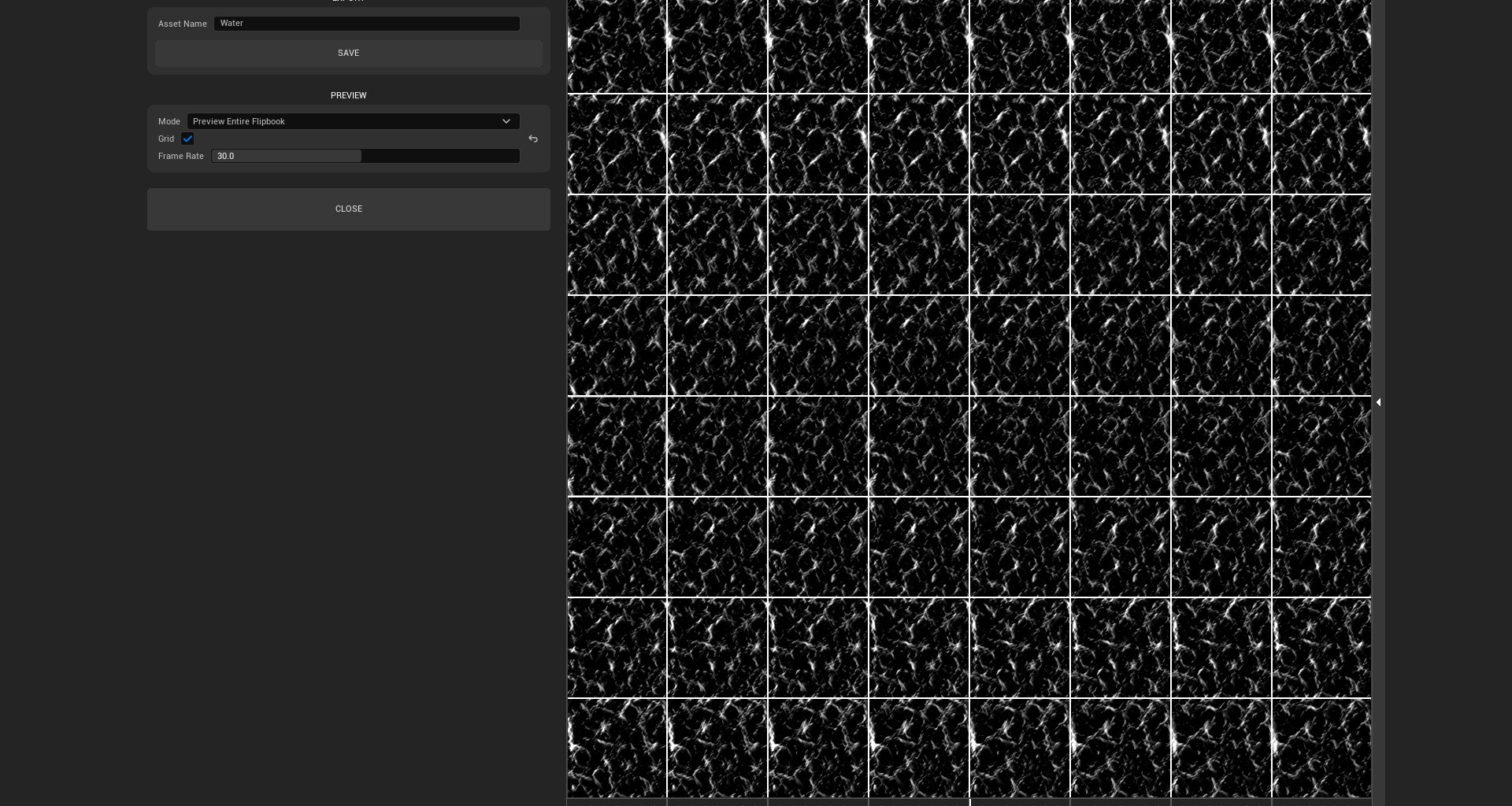 Ghislain GIRARDOT - Unreal Engine Breakdown - Water Flipbook Tool