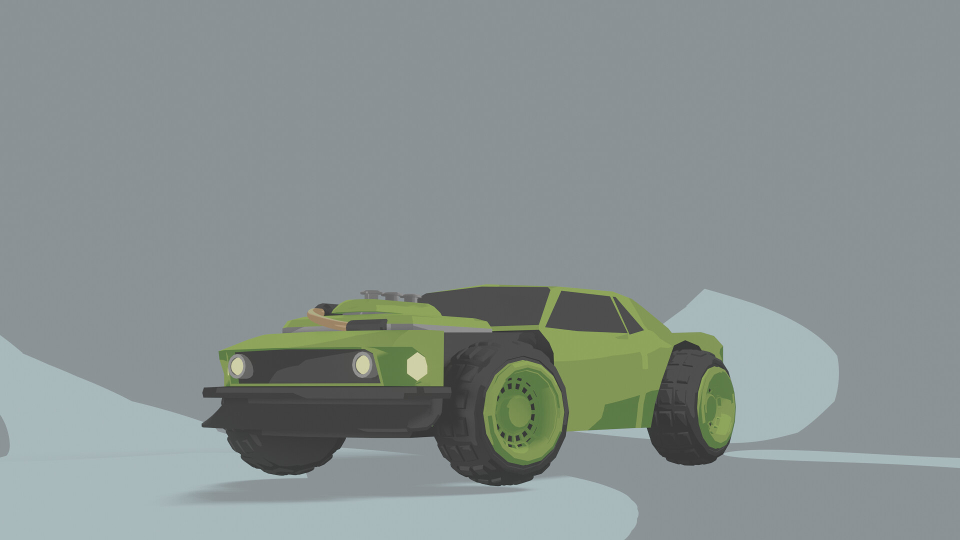 ArtStation - Ford Mustang