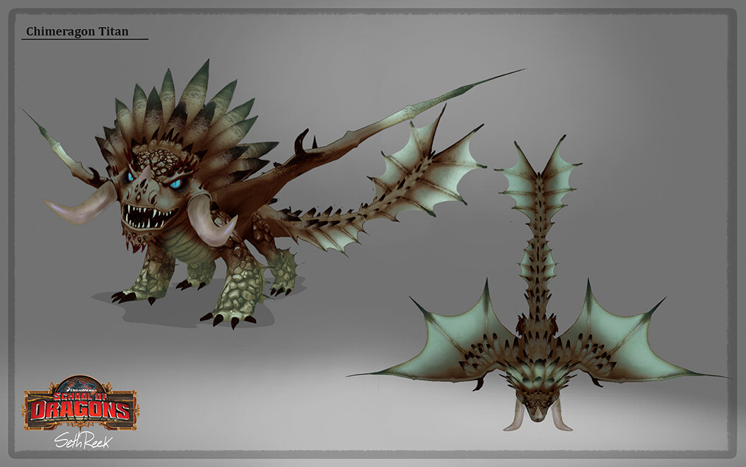 ArtStation - Chimeragon Titan