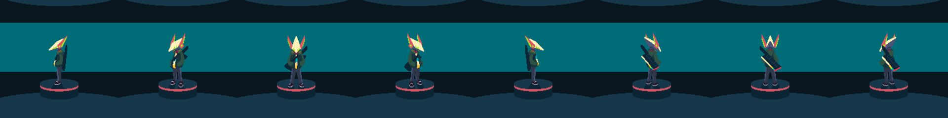 Alex Illustration - Ires Spin (Official MV) | Pixelart Sprite & Animation