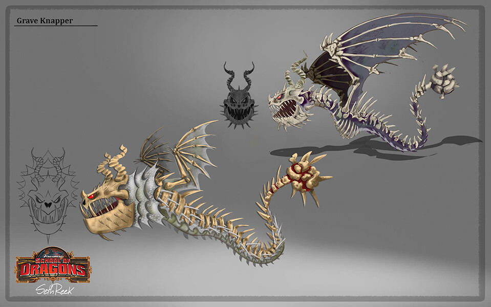 ArtStation - Graveknapper Dragon