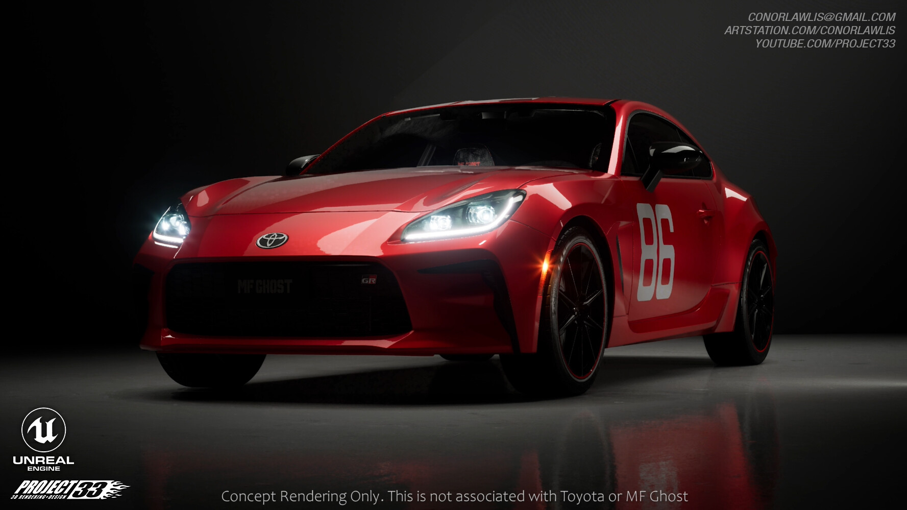 Conor Lawlis - 2024 Toyota GR86 MF Ghost Edition | Unreal Engine 5
