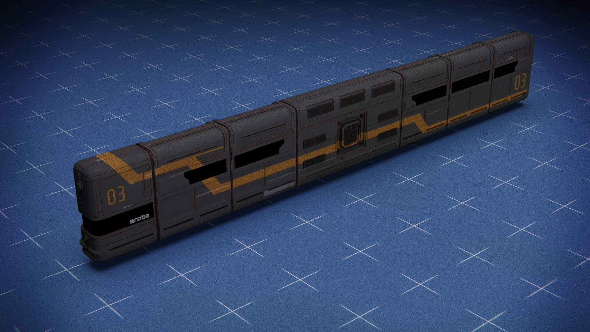 ArtStation - Futuristic Train