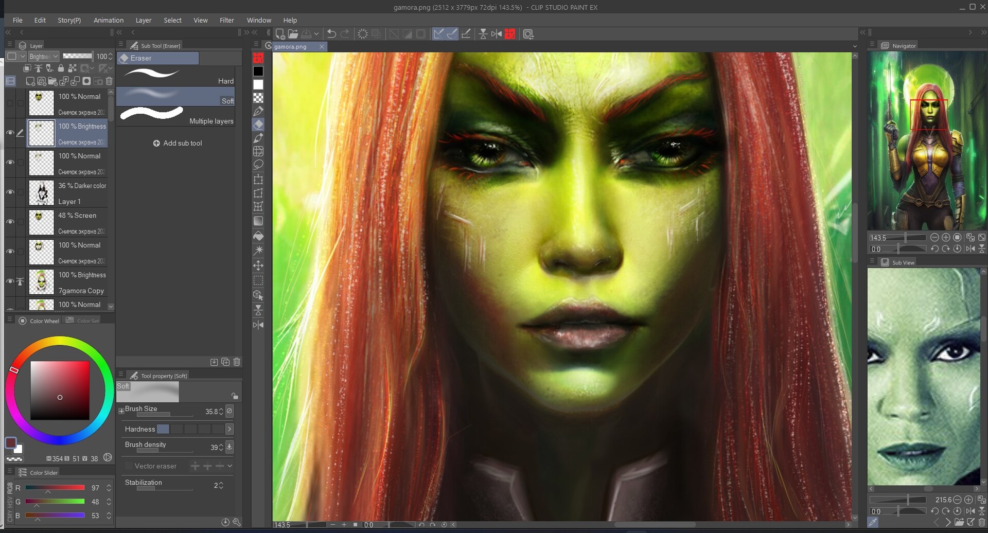 ArtStation - Gamora (MARVEL)