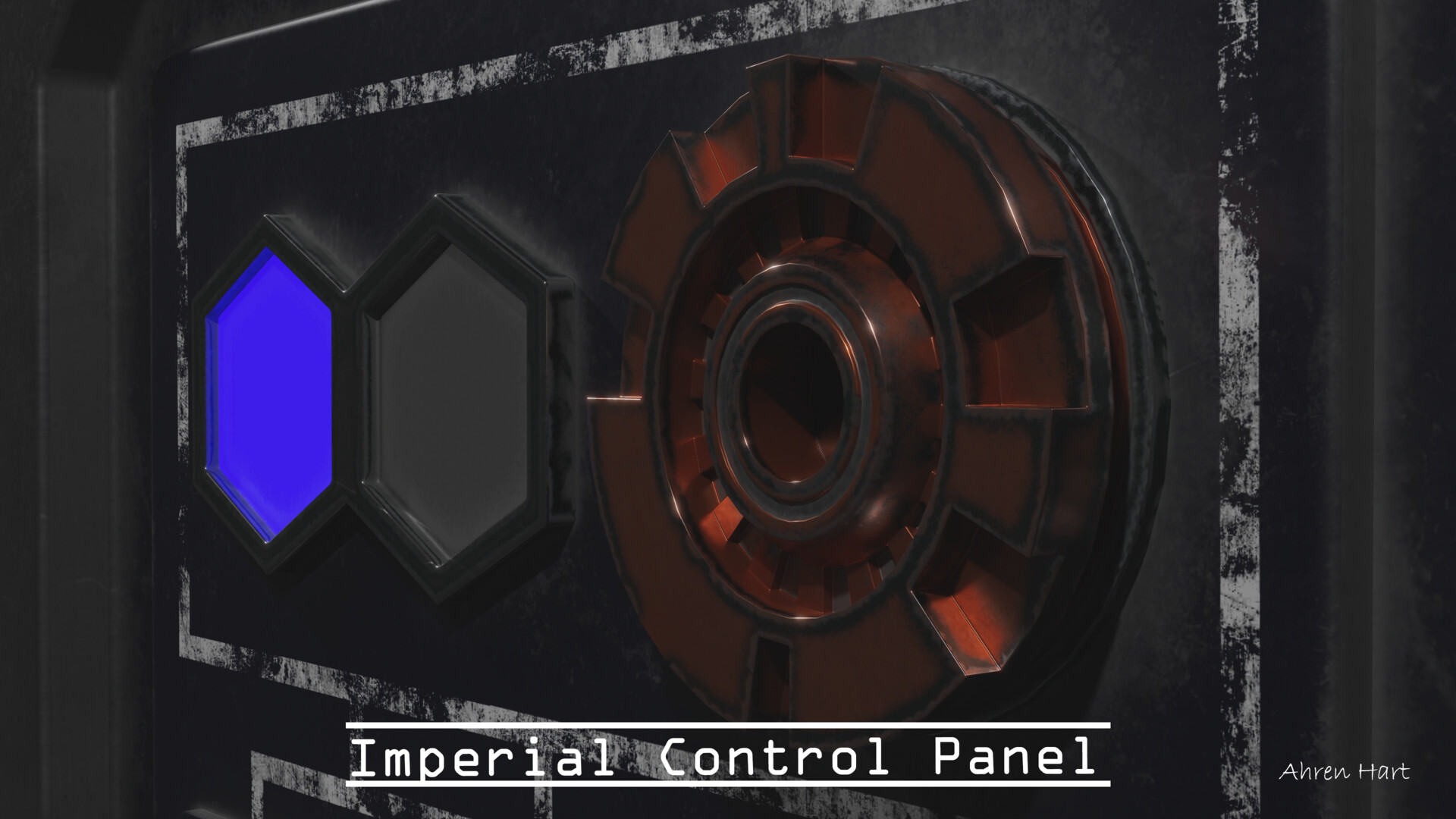Ahren Hart - Environment Artist - Star Wars Imperial Control Panel