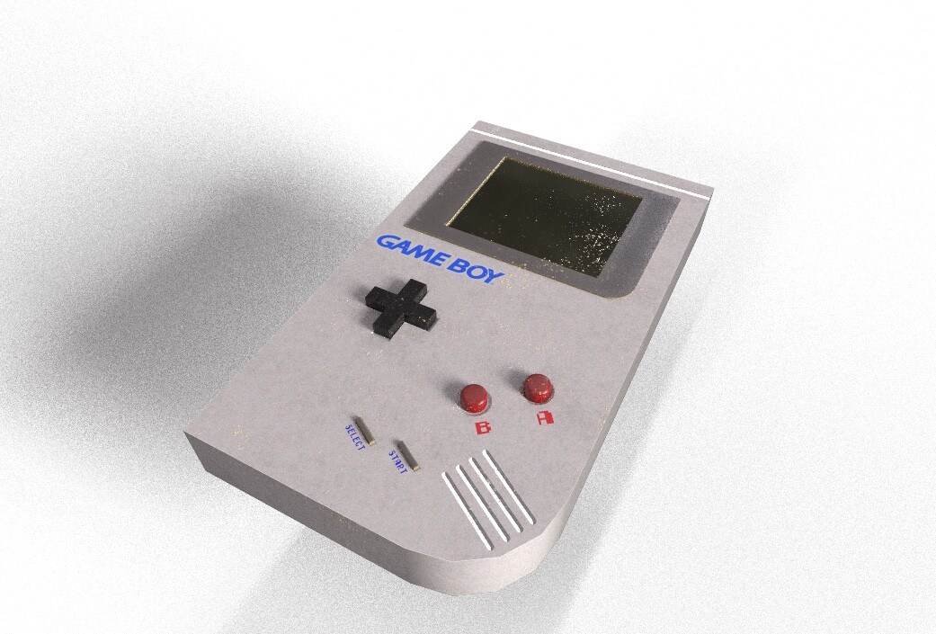 ArtStation - Game boy 3D model