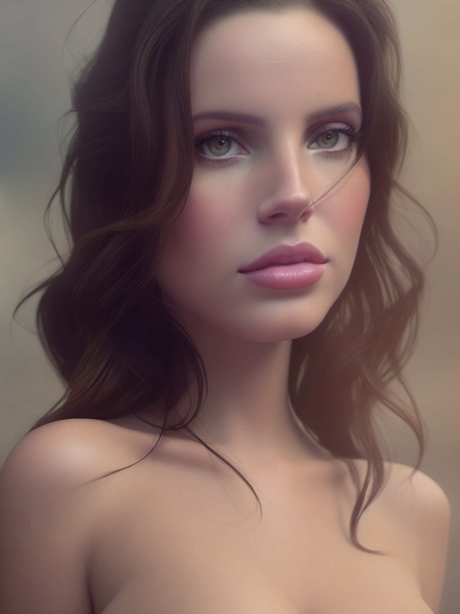 ArtStation - Lana del Rey portrait made with ai