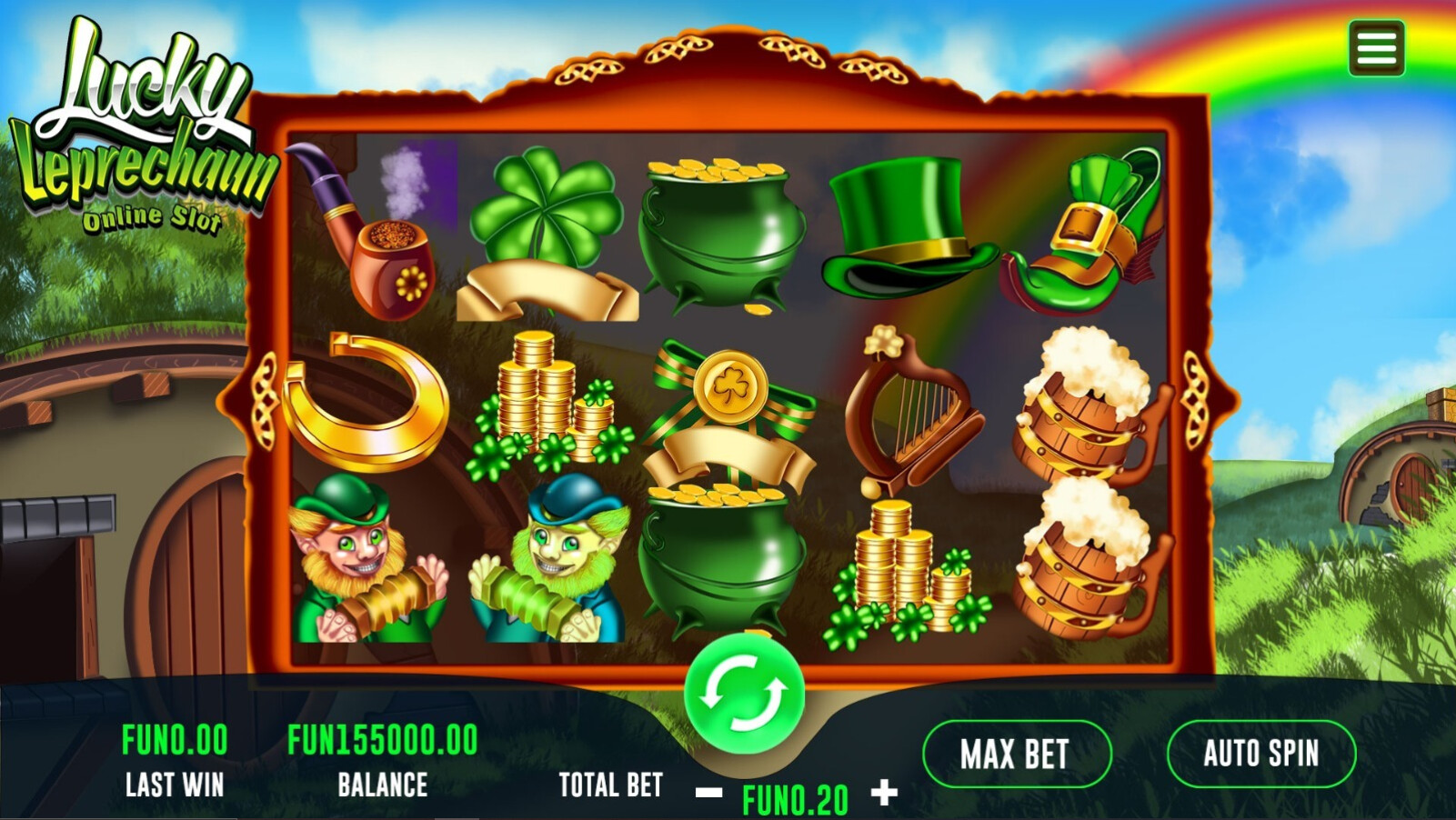 ArtStation - leprechaun slot game