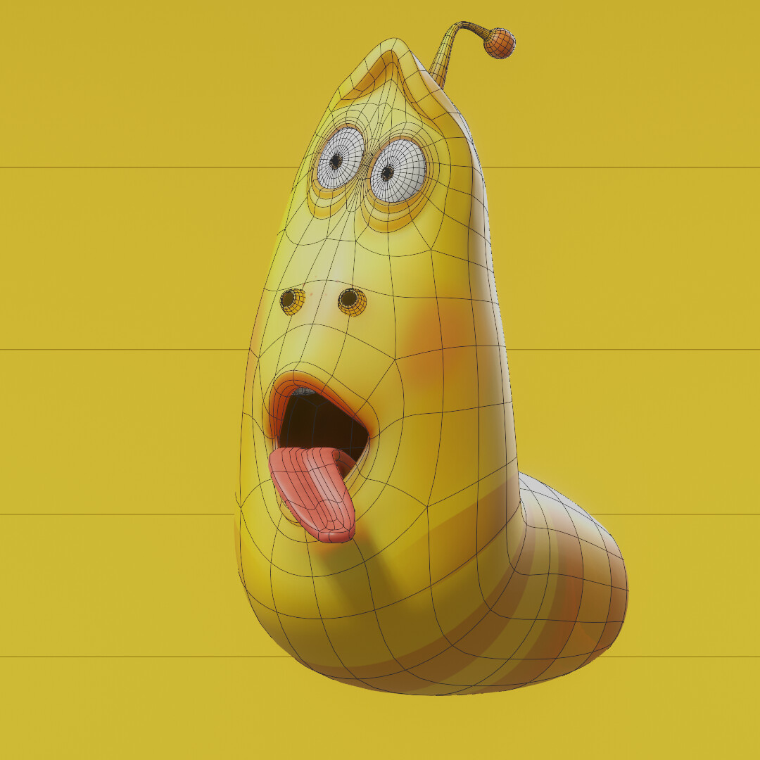 yellow larva