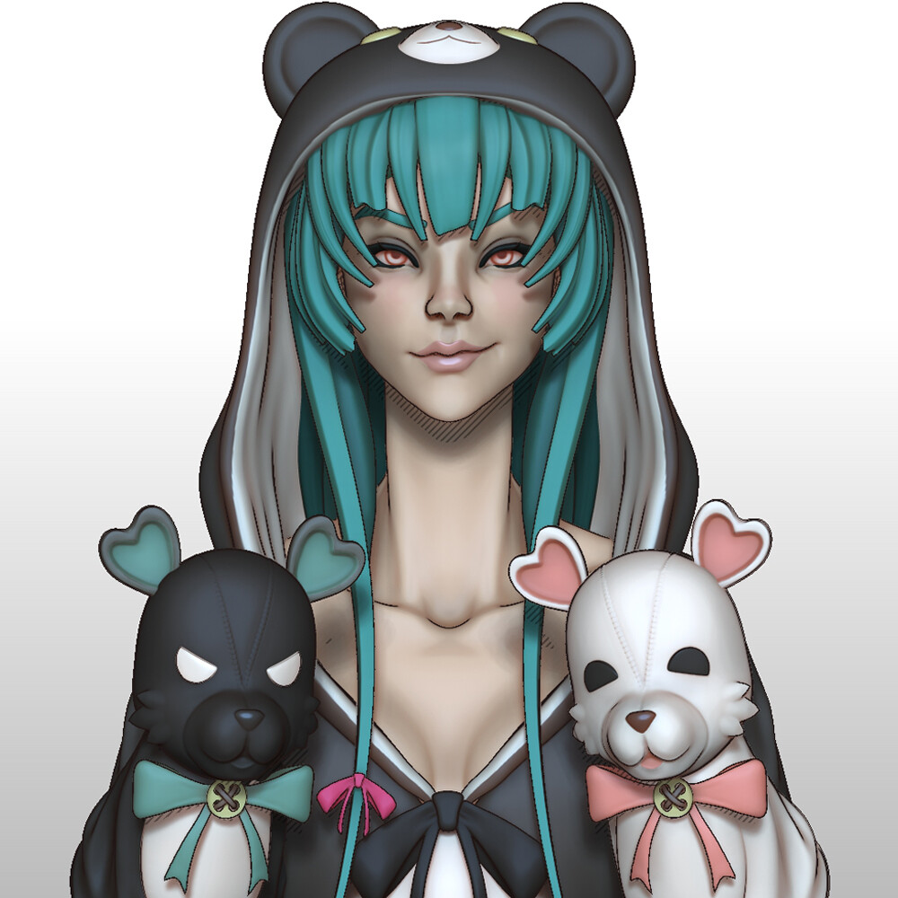 ArtStation - Yuna Bust