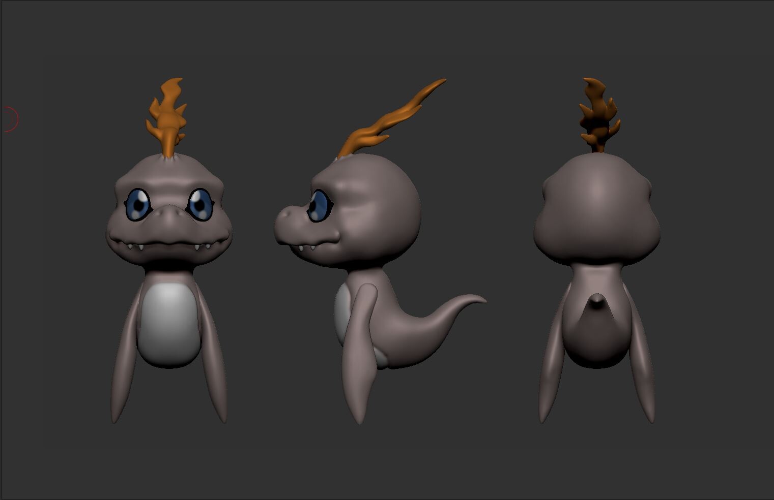 ArtStation - Bukamon Turnaround