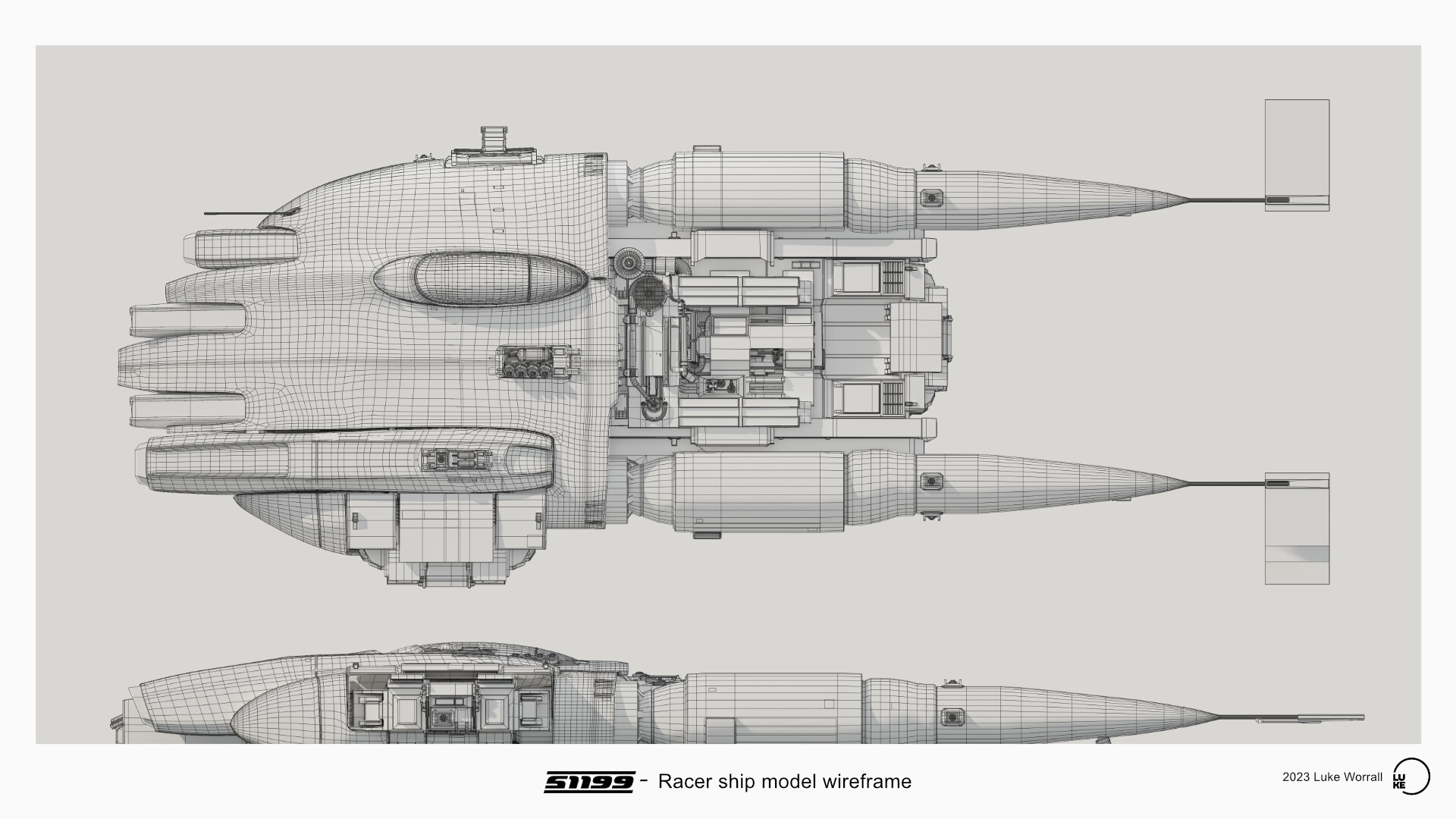 Luke Worrall - Racer Ship - Vehicle Model