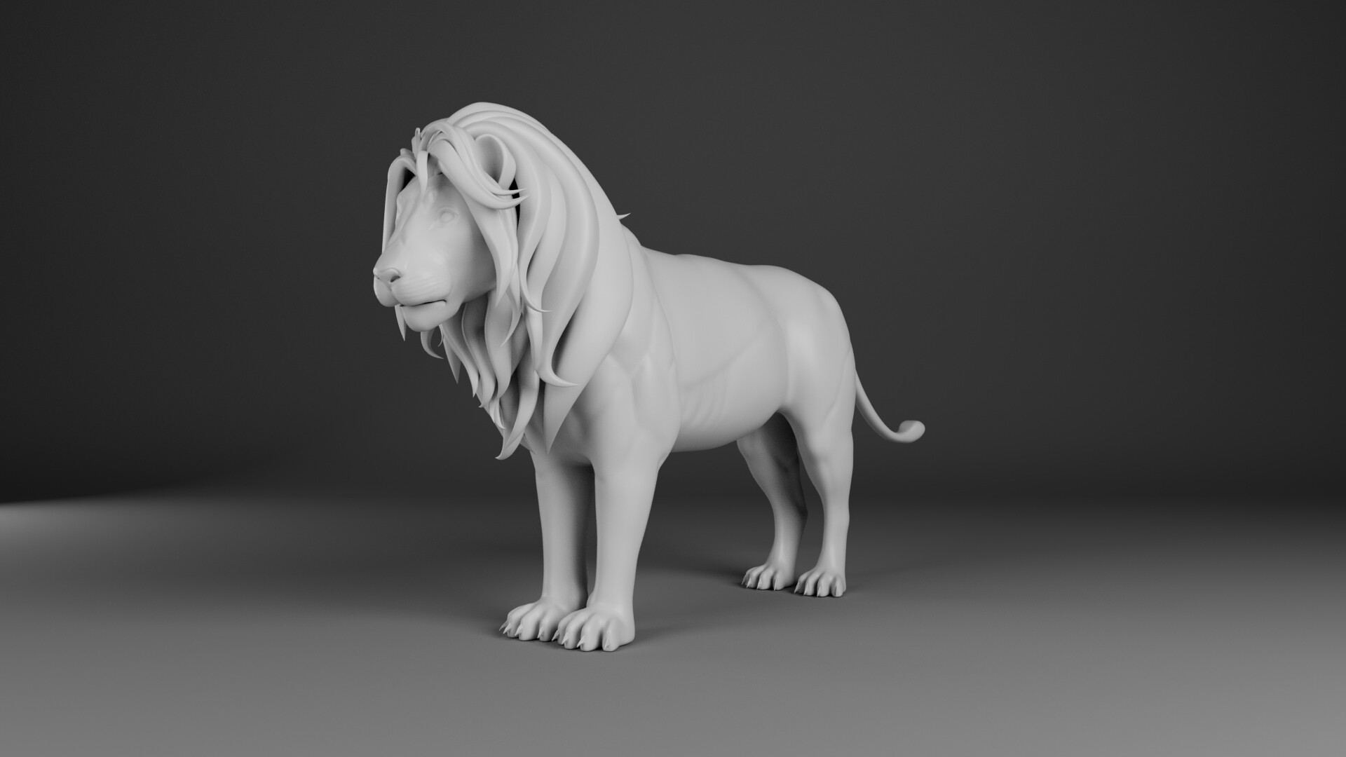 ArtStation - Lion 3D Model