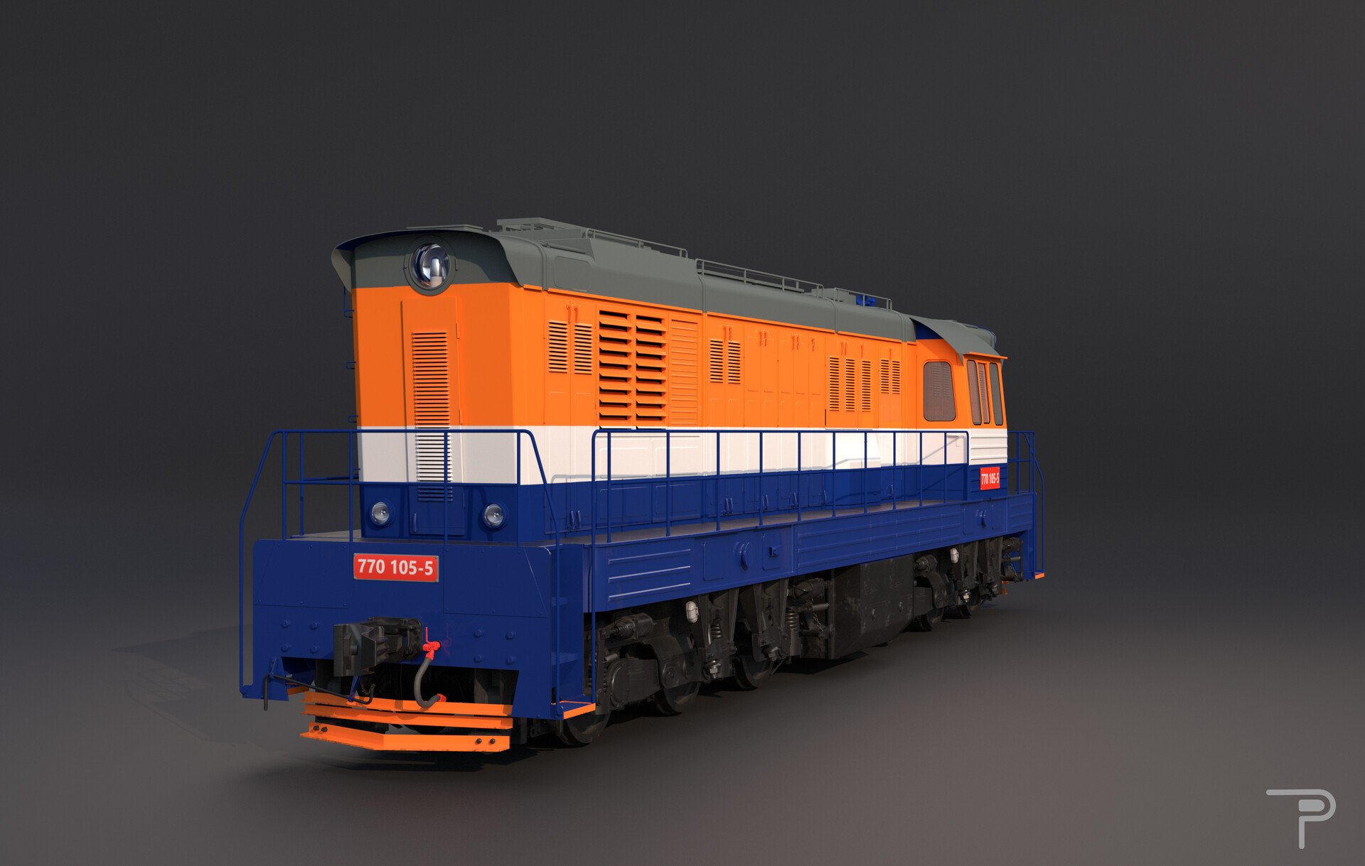 ArtStation - CHME3 locomotive