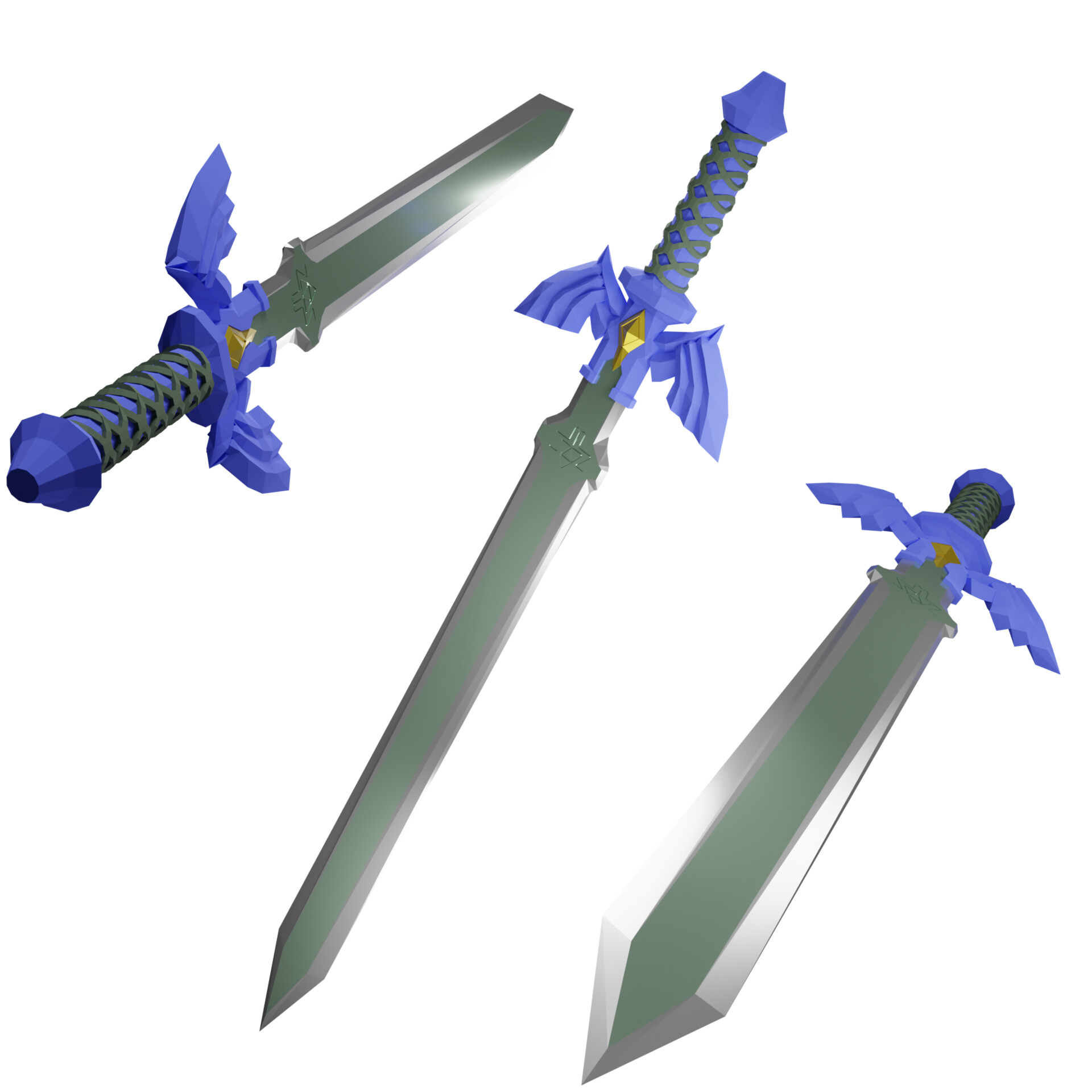 ArtStation - Master Sword low poly