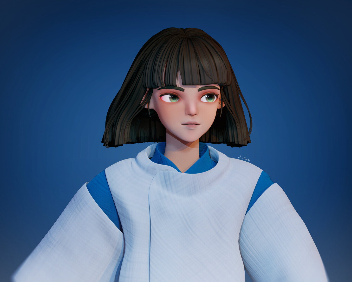 ArtStation - Spirited Away, Haku