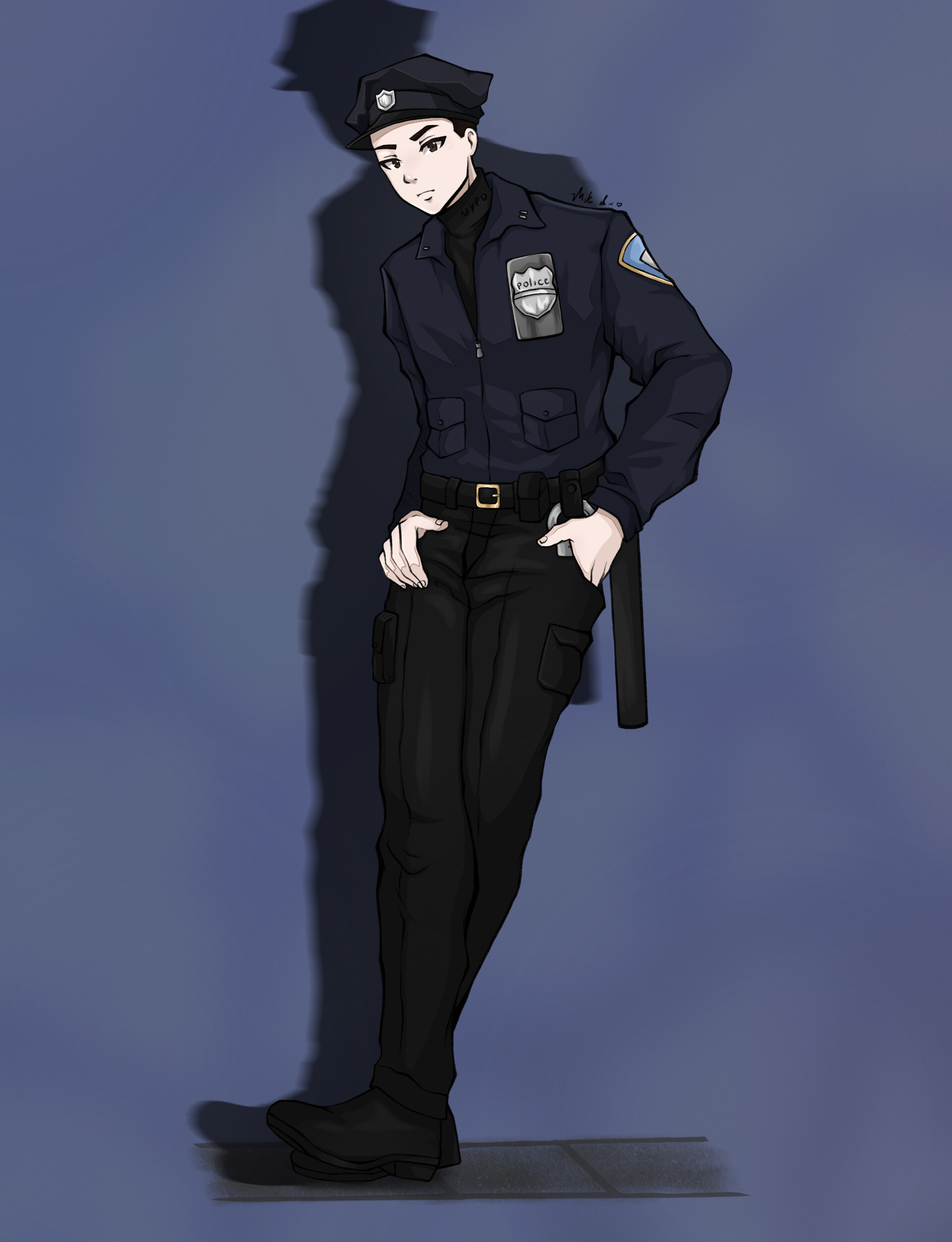 ArtStation - Young police commission