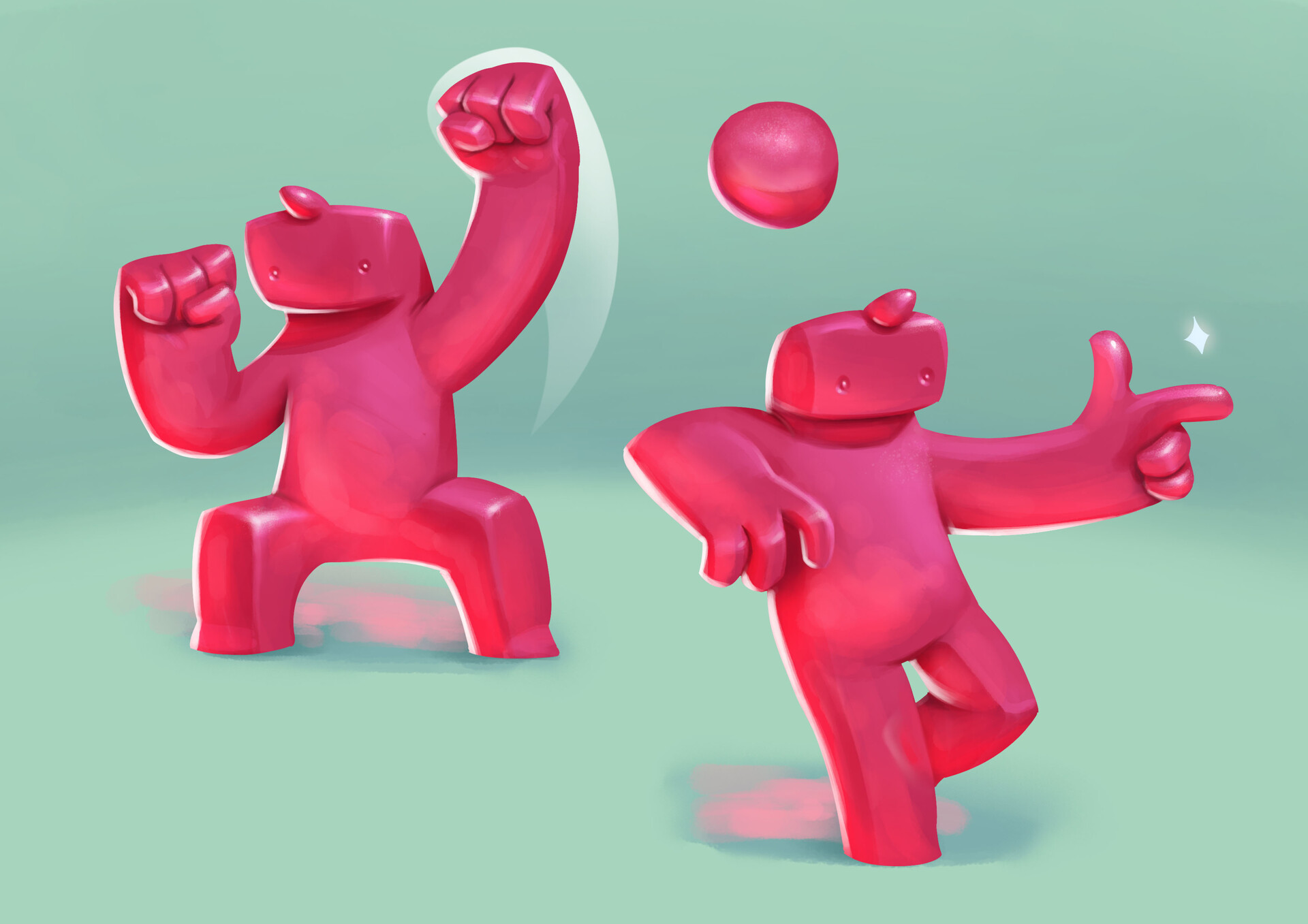 ArtStation - Charlie the Gummy boy