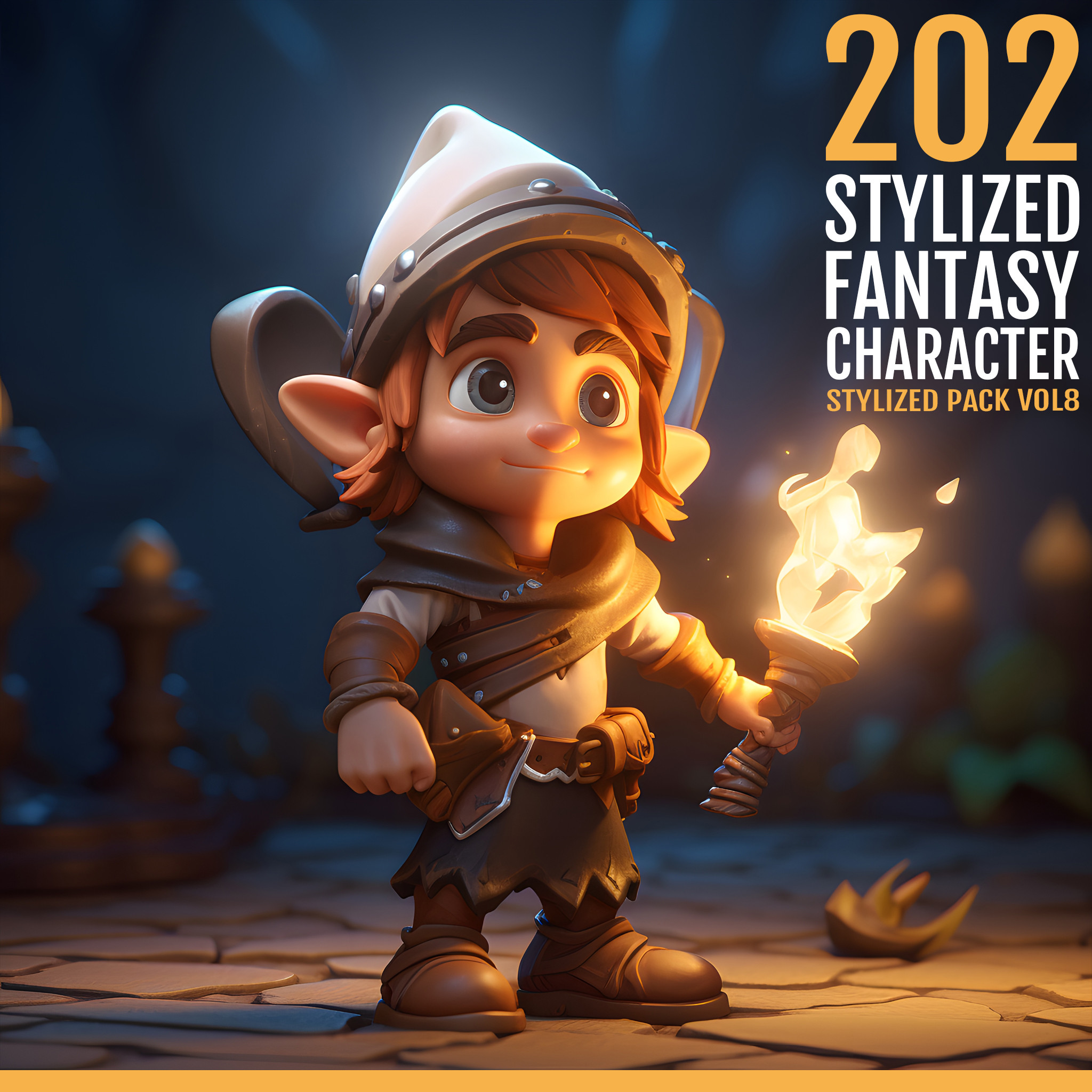 Artificial Dimension - 202 Stylized Fantasy Character References