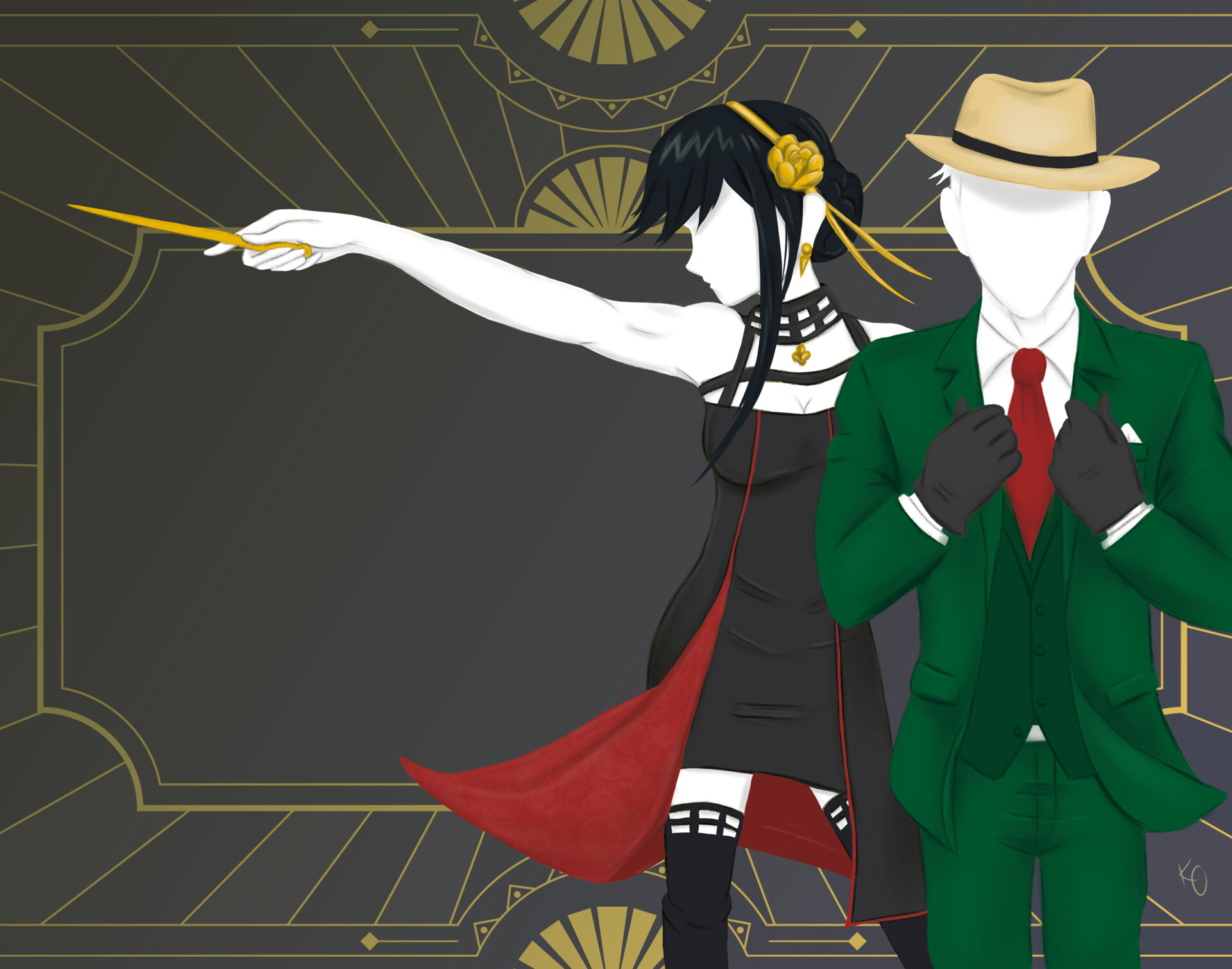 Anime Human Slenderman