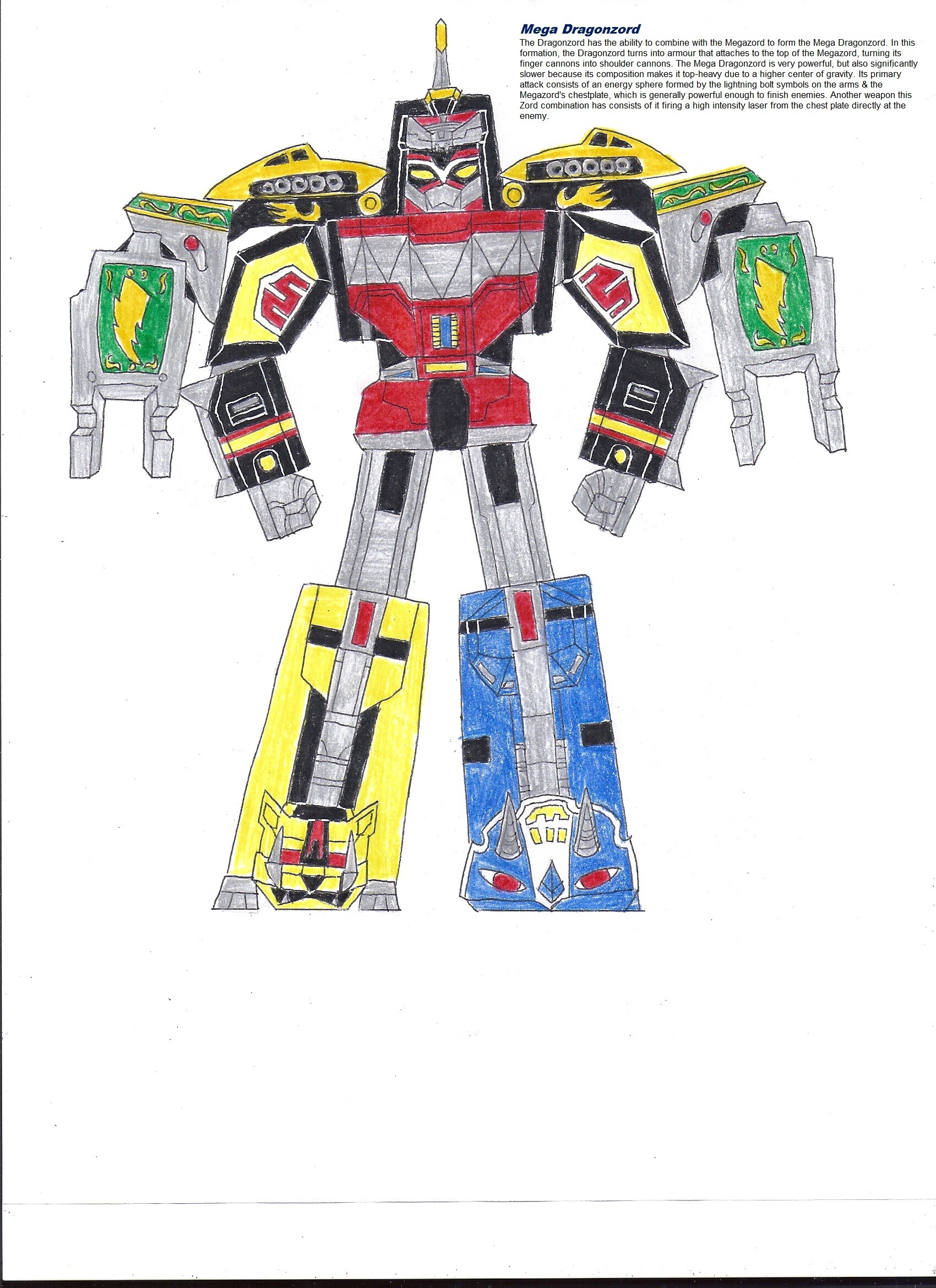 Mighty Morphin Power Rangers Dragonzord Battle Mode
