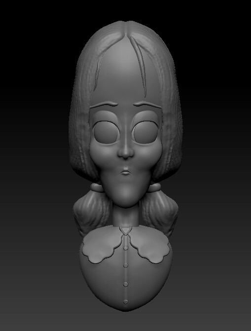 ArtStation - Tim Burton Inspired 3D Character