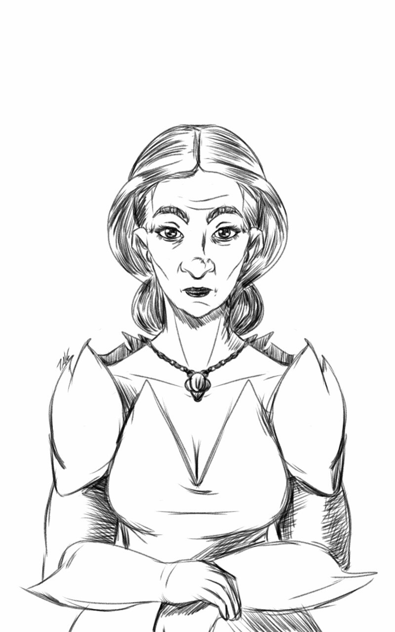 ArtStation - Daily Sketch: Lady June