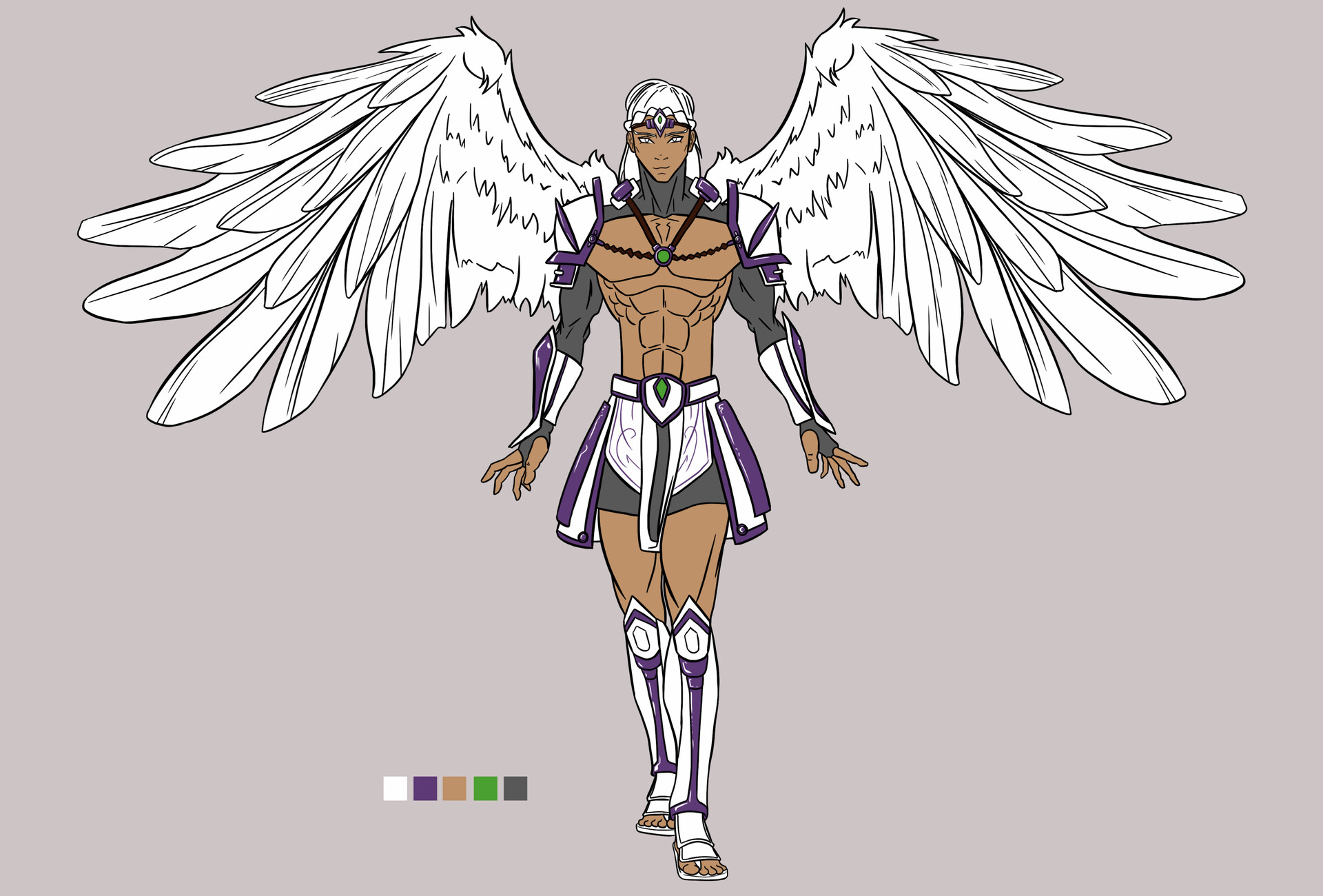 ArtStation - Character Designs - Return of the Ancients (Manga)