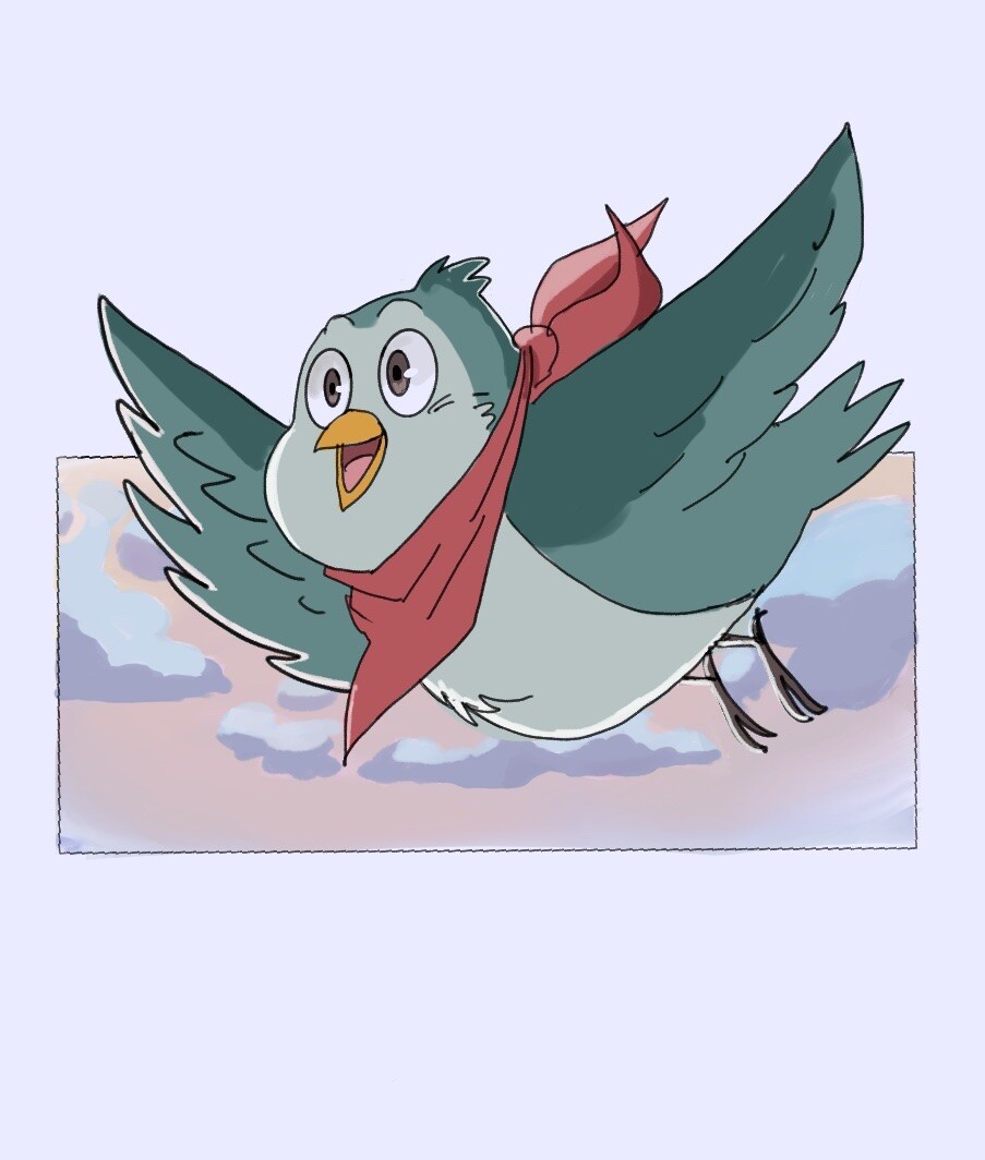 ArtStation - Character design bird