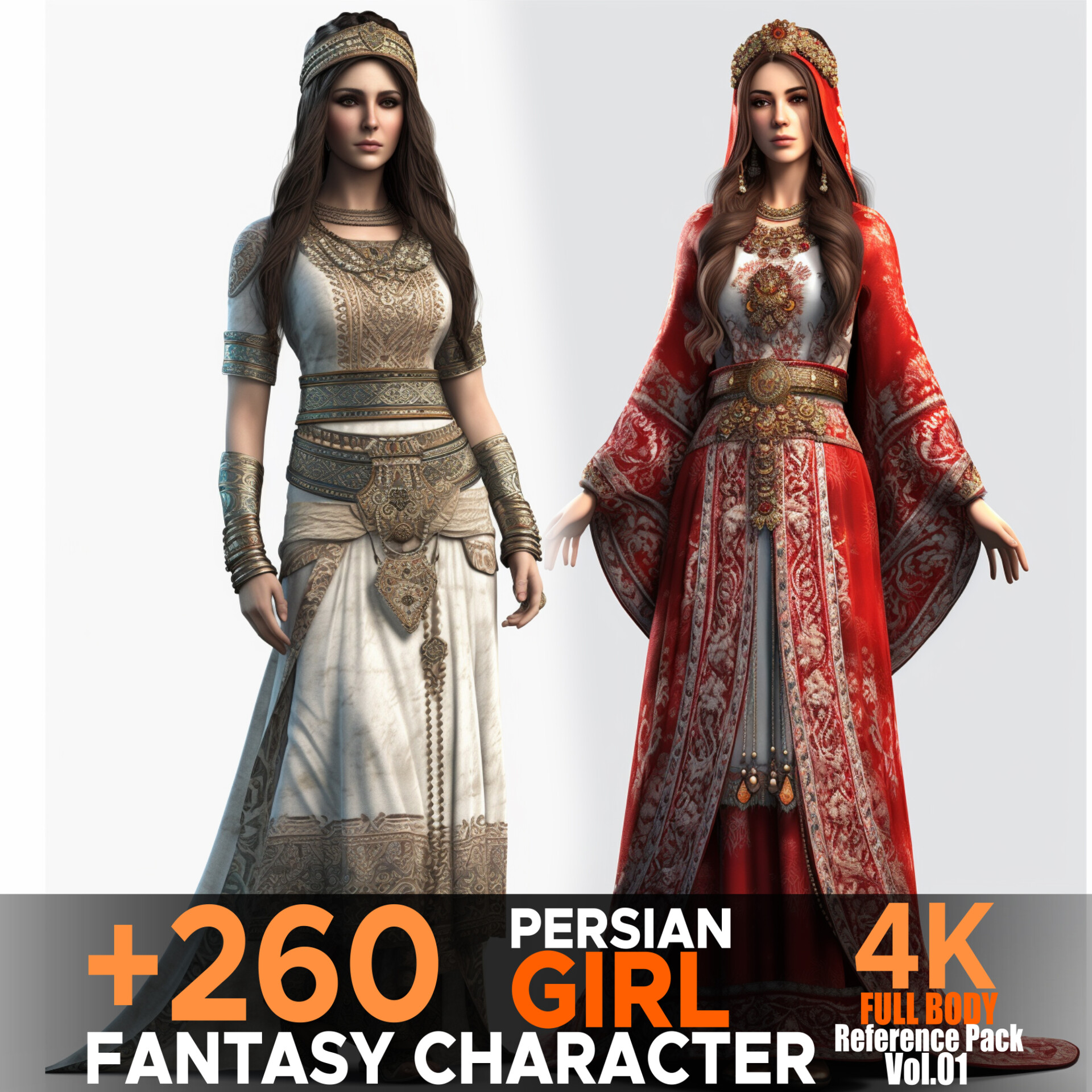 ArtStation - +260 Persian Girl (Fantasy Character) Vol.01