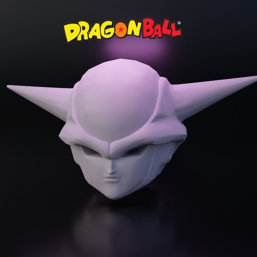 ArtStation - DRAGON BALL Z - Frieza 1stFform - Cosplay Helmet 3DPrint ...