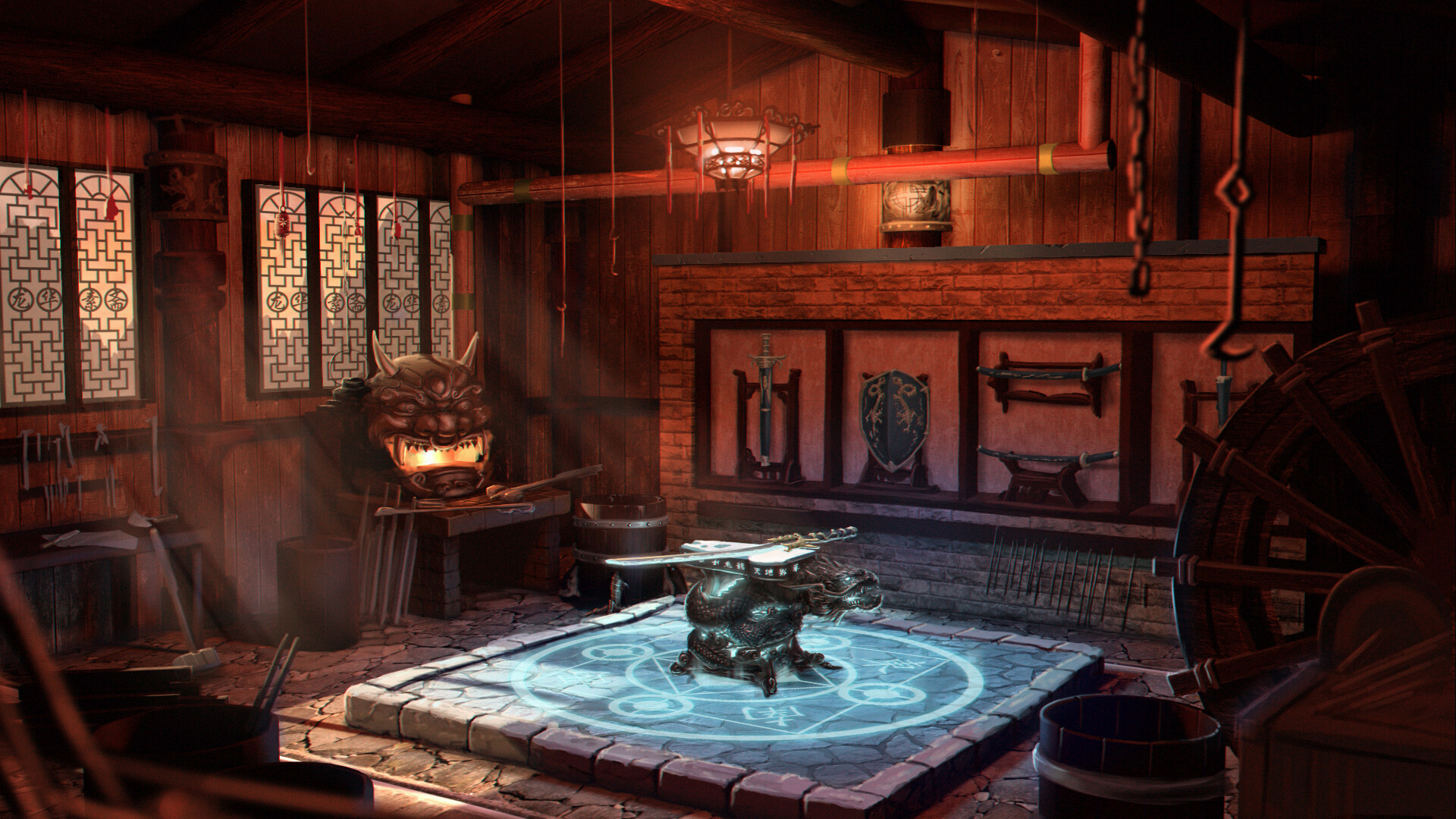 ArtStation - Asian Fantasy Magical Forge (July, 2021)