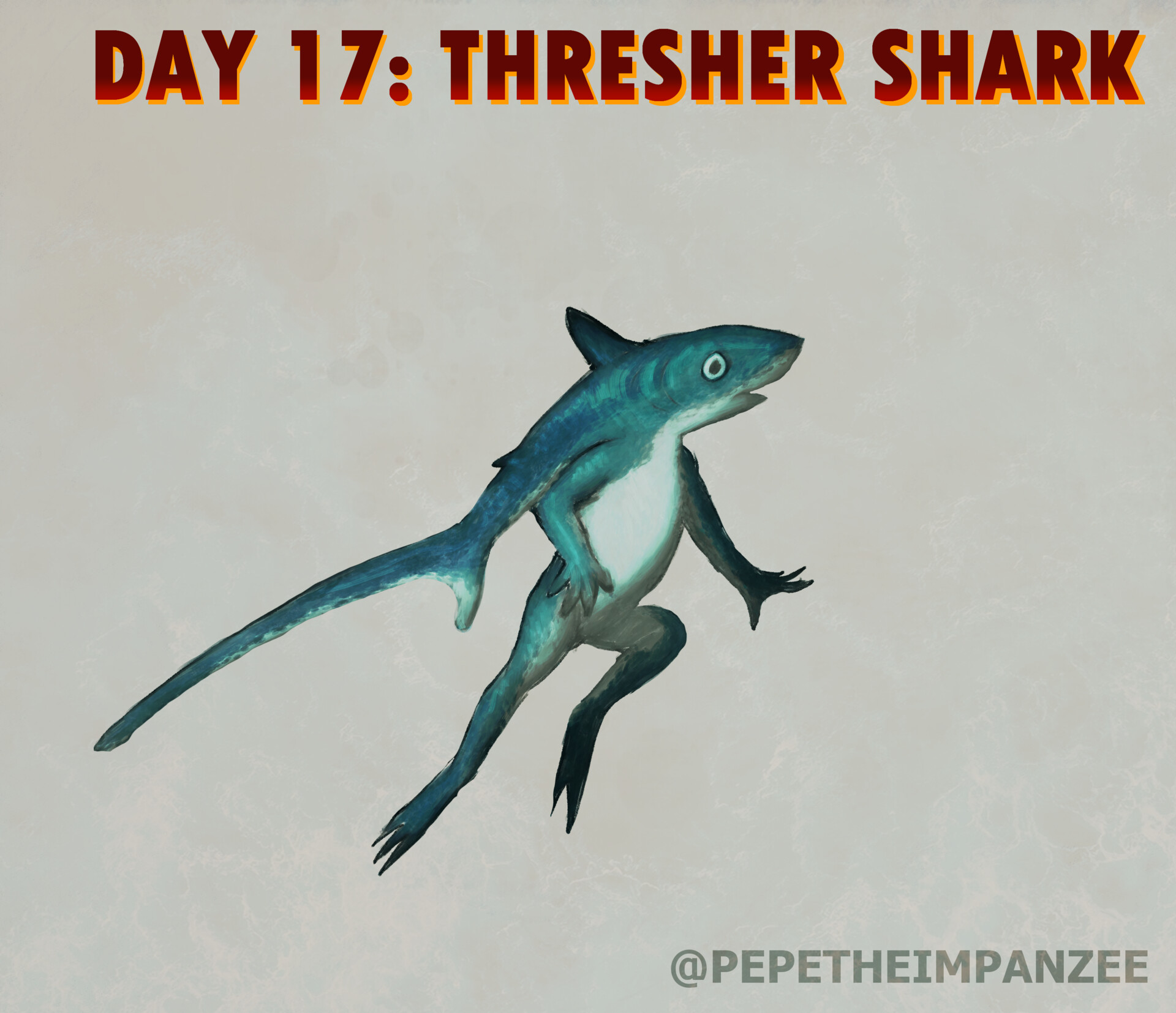 ArtStation - Mermay Day 17: Thresher Shark