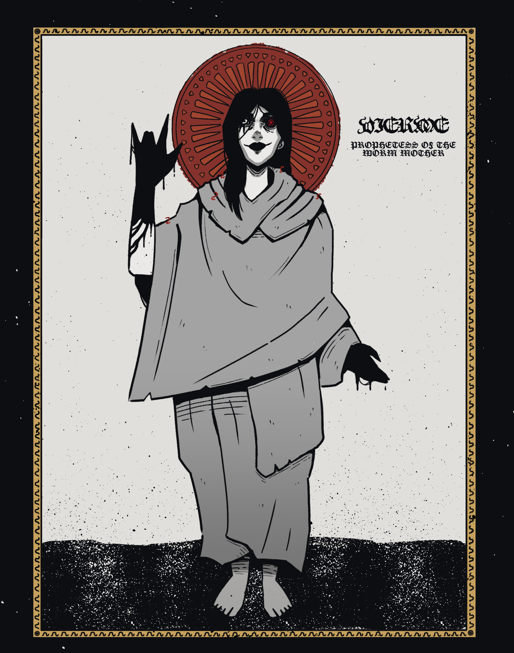 ArtStation - Vierme, Prophetess of the Worm Mother