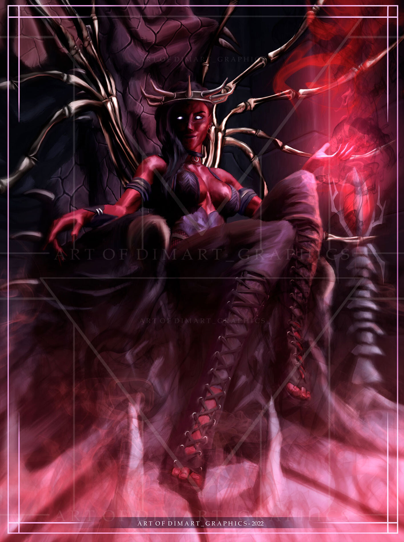 female devil artwork