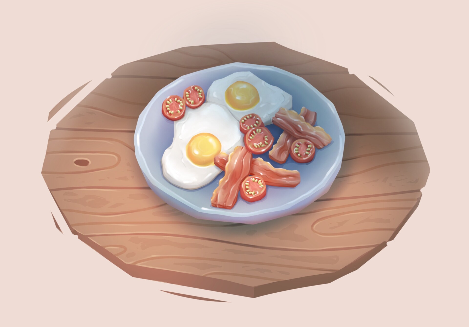 ArtStation - 2d breakfast