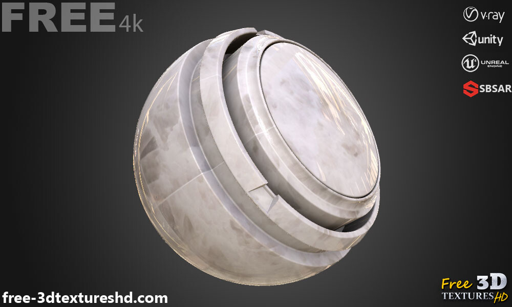 PBR Textures Free Download - Crystal Quartz Marble Tile Substance SBSAR ...