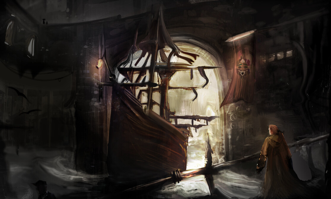 ArtStation - VerBellum Communal Dock