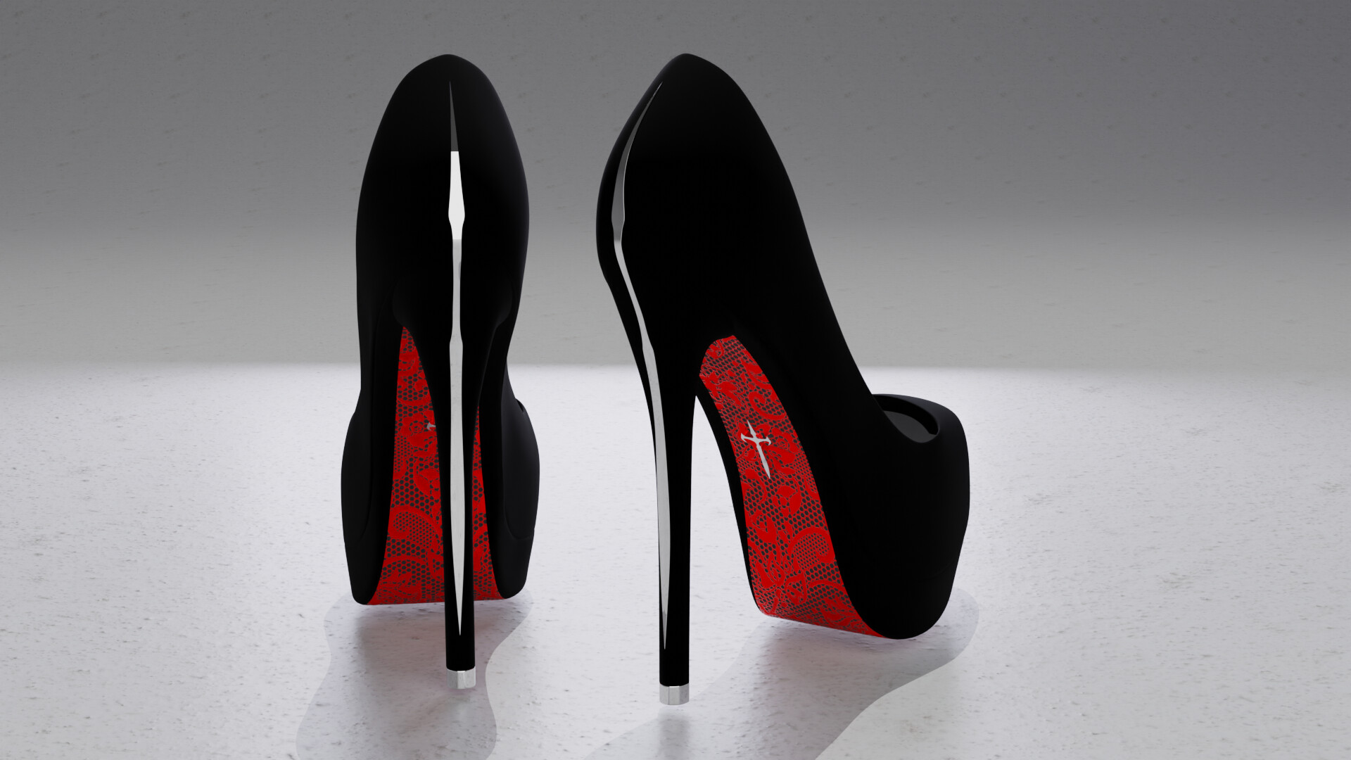 ArtStation - high-heeled shoes