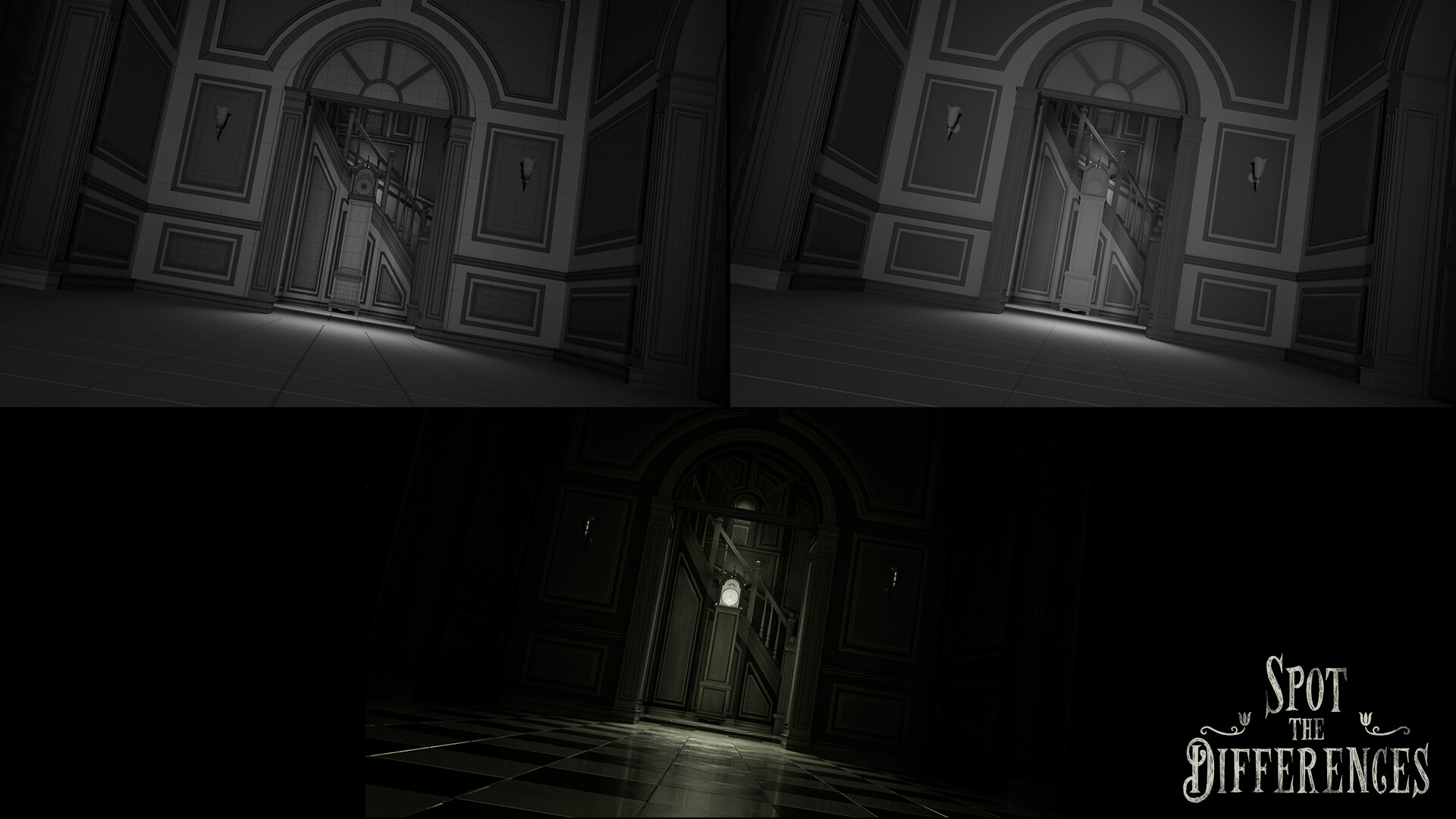 ArtStation - Entrance - Spot the Differences